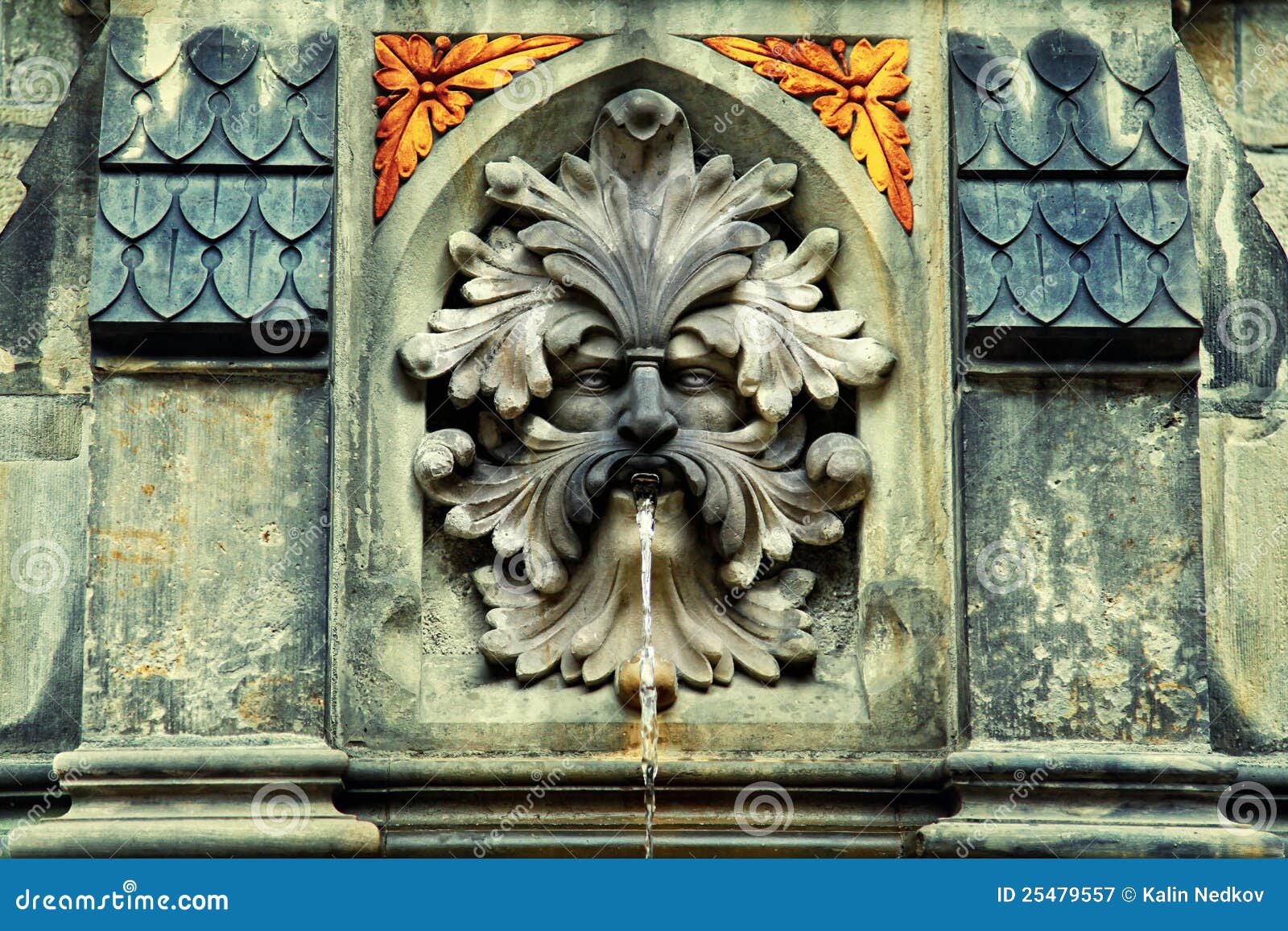 Bas-relief stock image. Image of water, stream, european - 25479557