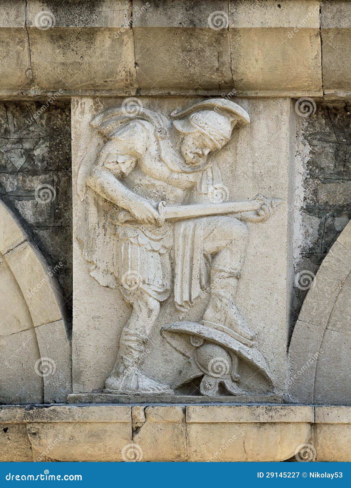 Bas-relief stock image. Image of front, view, ancient - 29145227