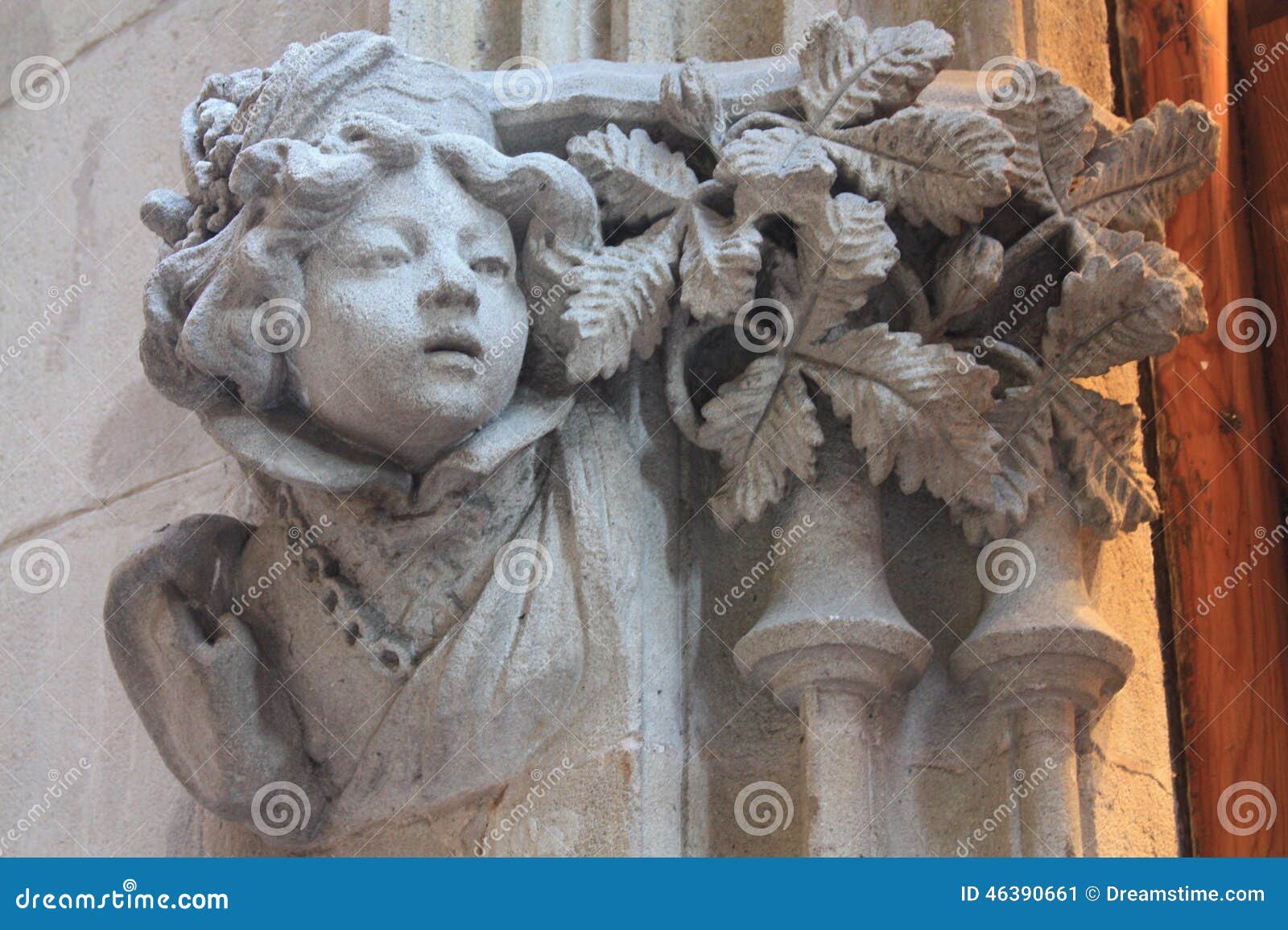 The Bas-relief Building in Venice Stock Image - Image of wall, streets ...