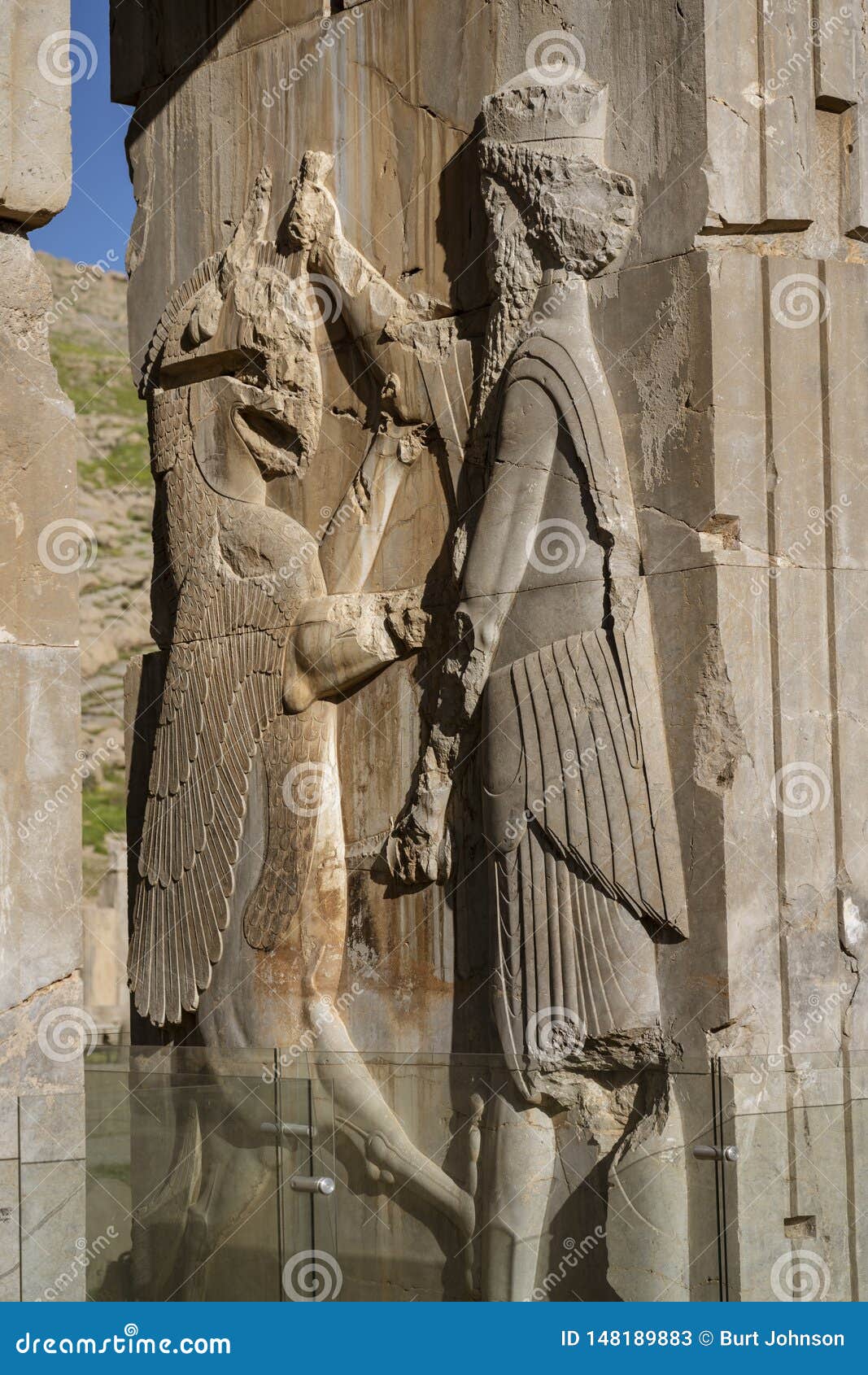 Bas-Relief Carvings at Persepolis Stock Image - Image of dynasty ...