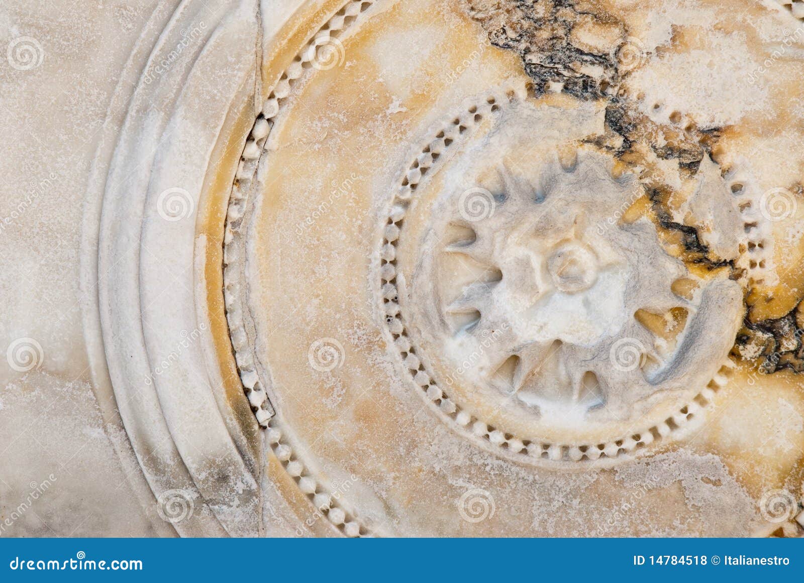 Bas-relief Circular En El Mármol Foto de archivo - Imagen de incidido ...