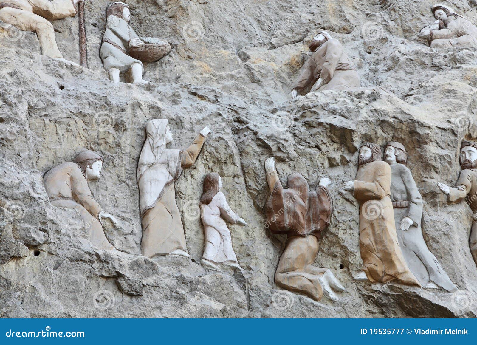Bas Relief from Coptic Church Stock Image - Image of craft, temple ...