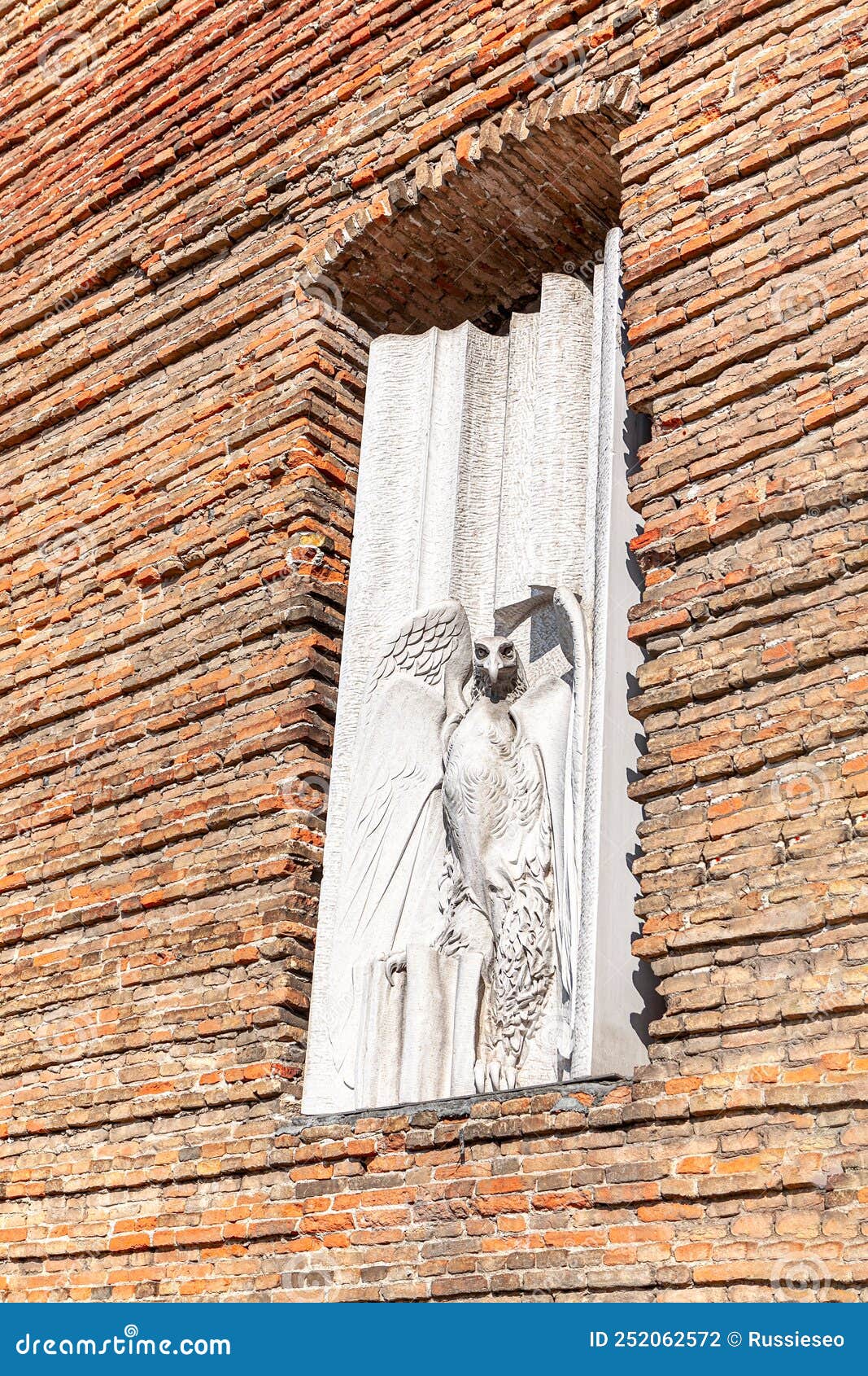 Bas relief of an eagle stock photo. Image of basrelief - 252062572