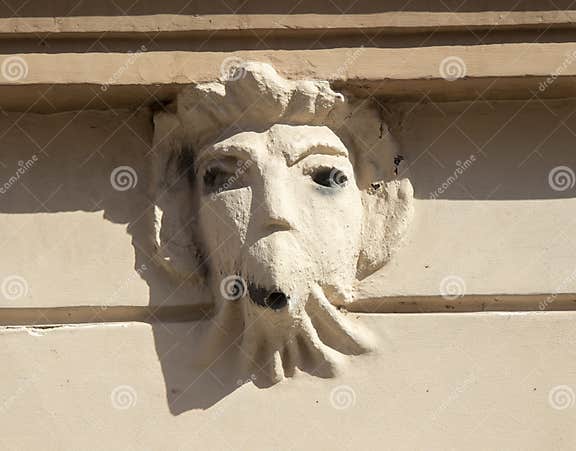 Bas-relief of face stock image. Image of head, ruin - 255804899