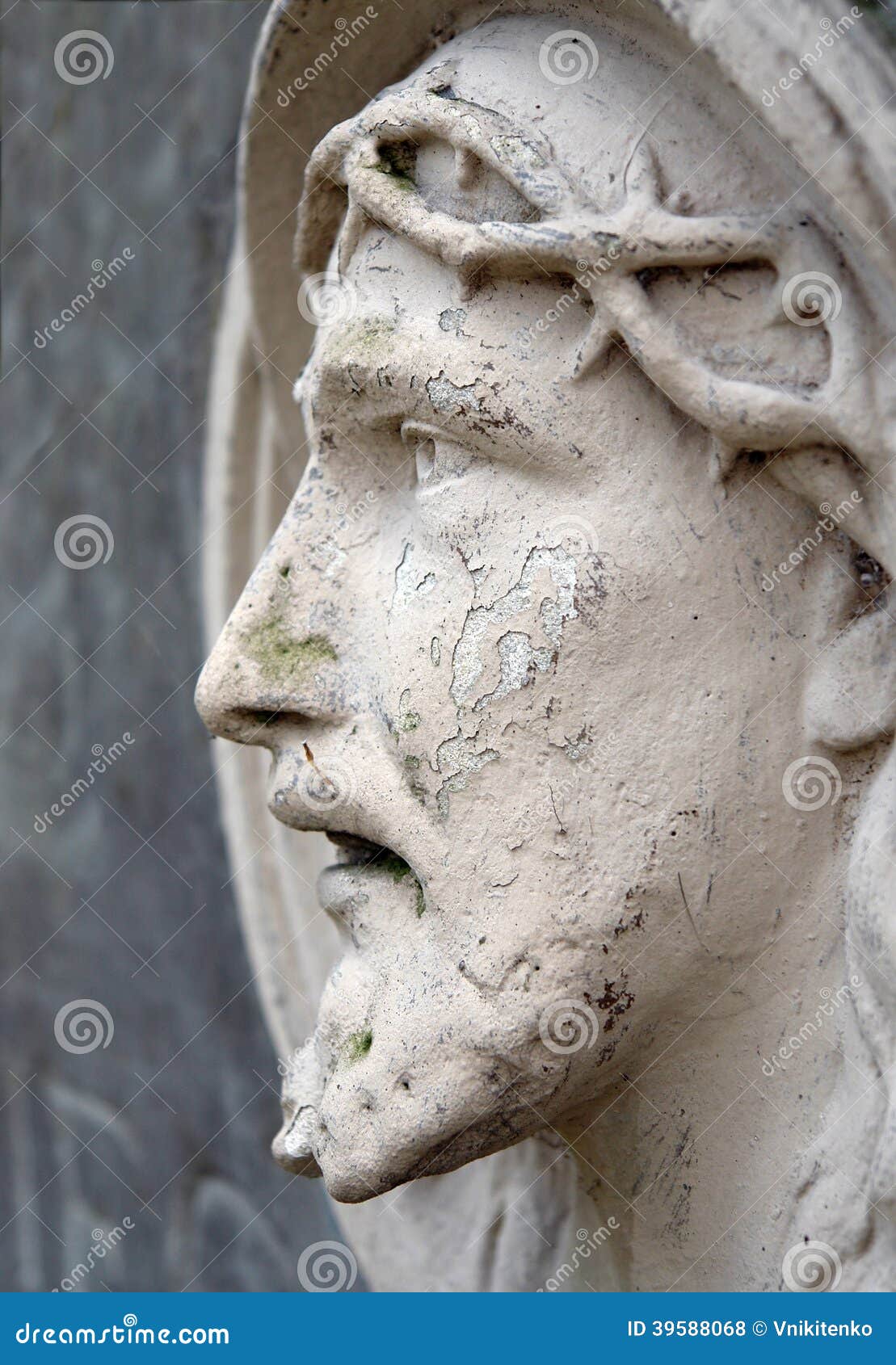 Bas-relief of Jesus Face stock photo. Image of christian - 39588068