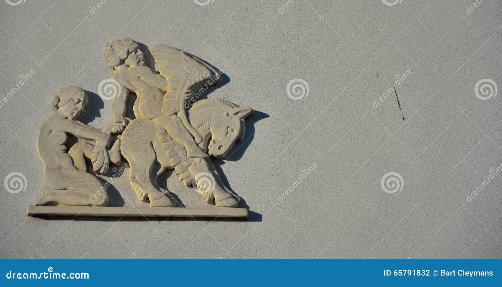 Bas Relief Mythology Figures Stock Photo - Image of horse, architecture ...