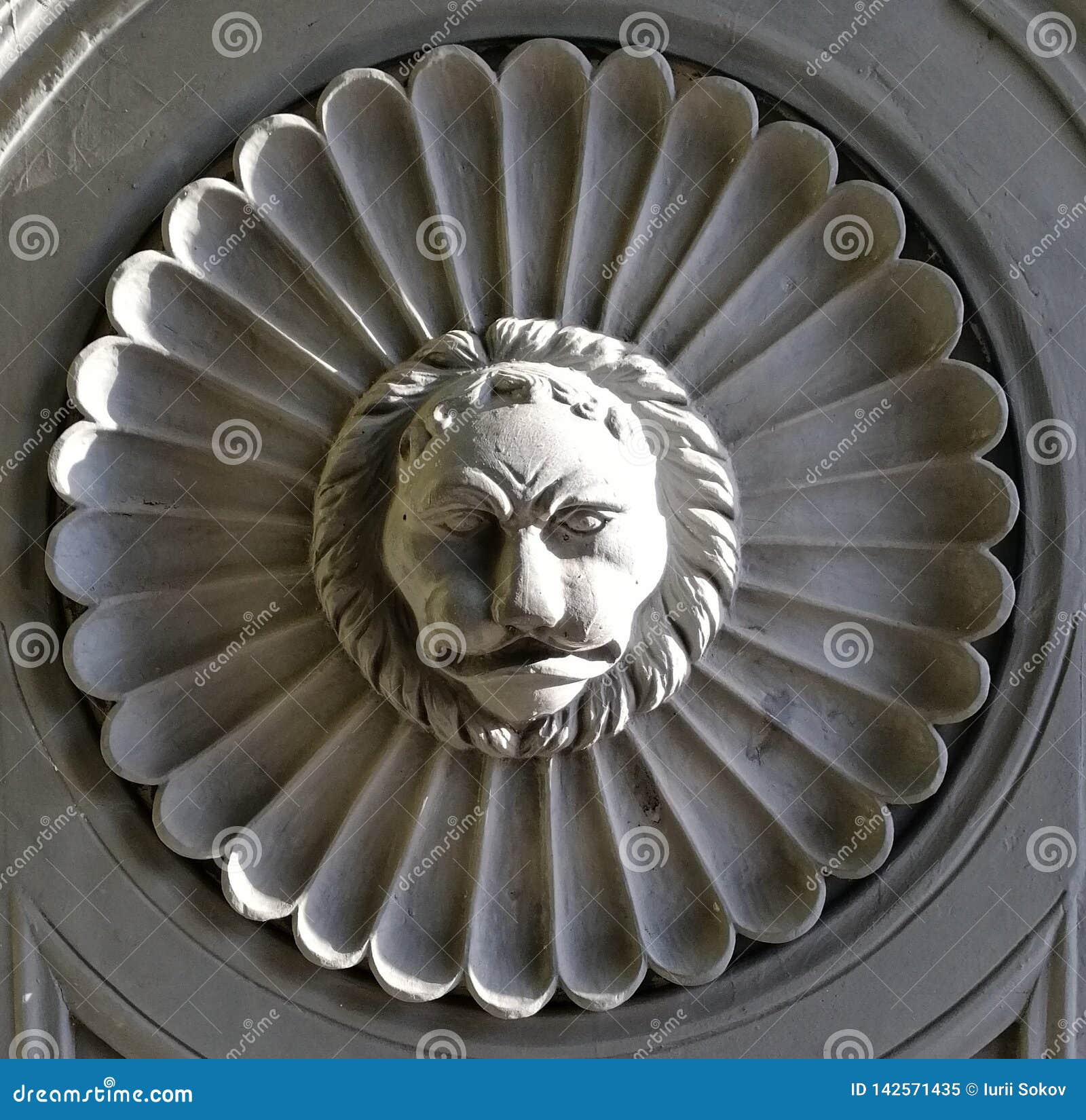 Bas-relief on the Old Building Stock Image - Image of building ...