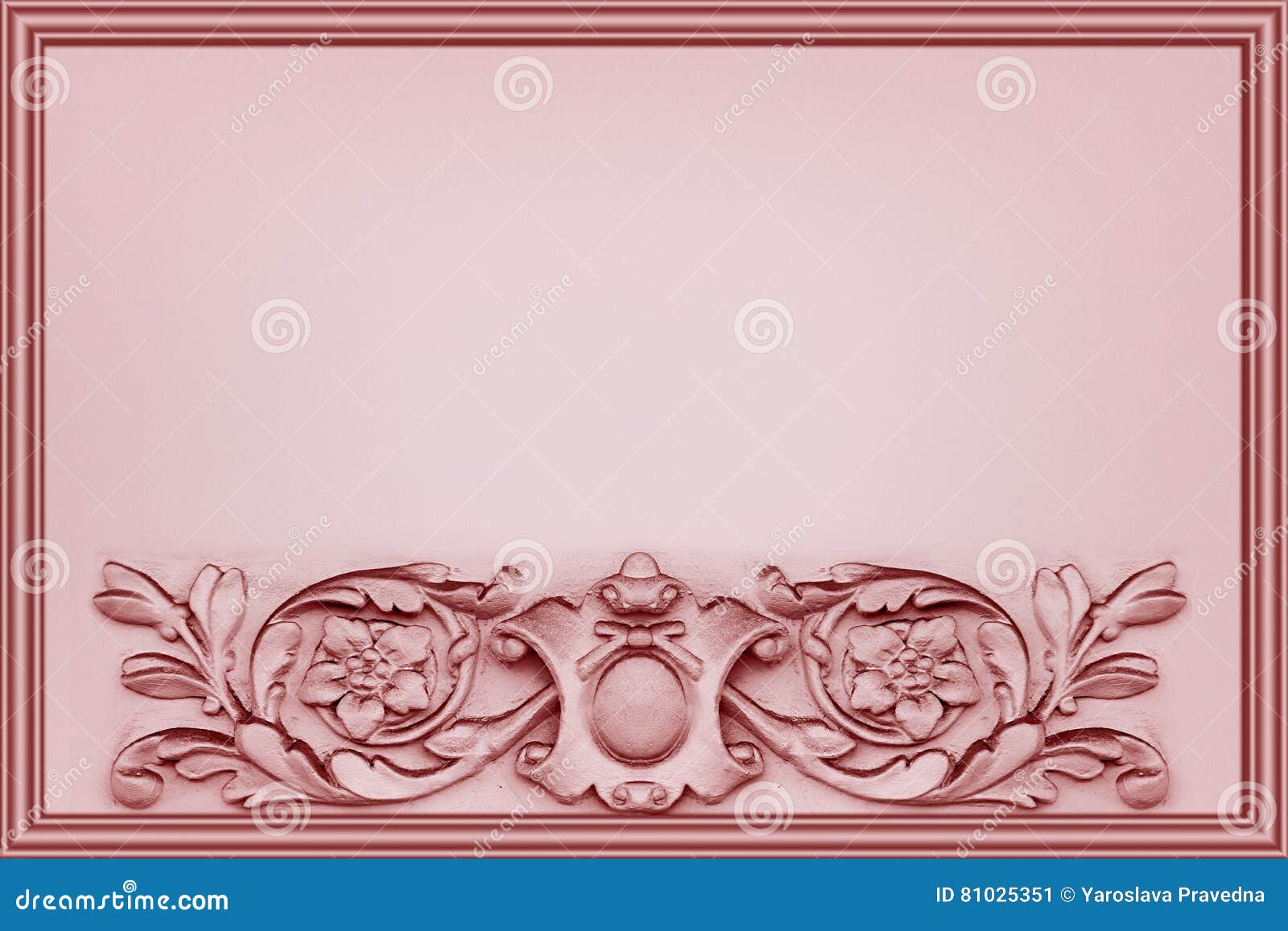 Bas-relief rose horizontal image stock. Image du cadre - 81025351
