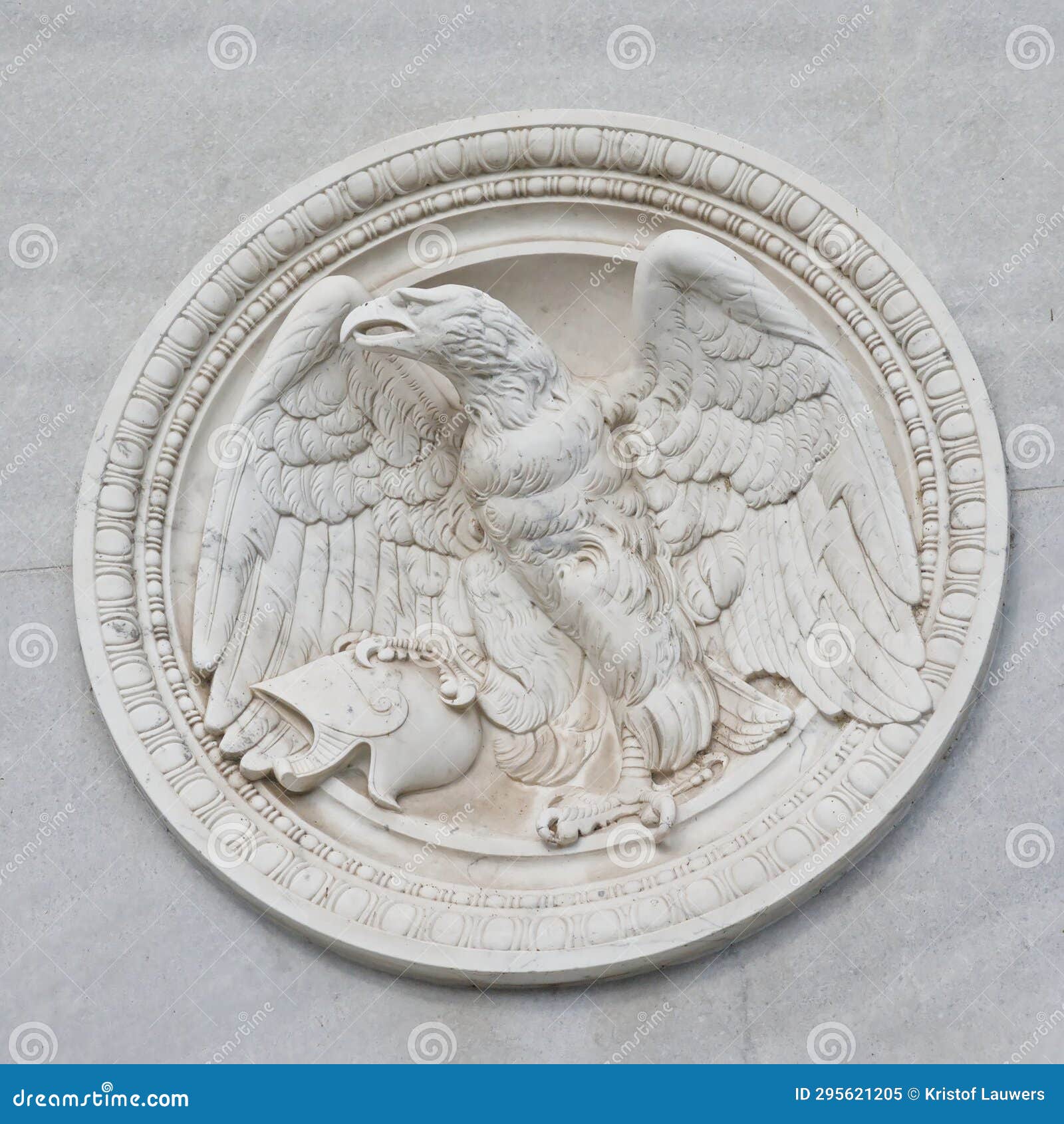 Bas Relief Sculpture of an Eagle Stock Image - Image of carving, circle ...