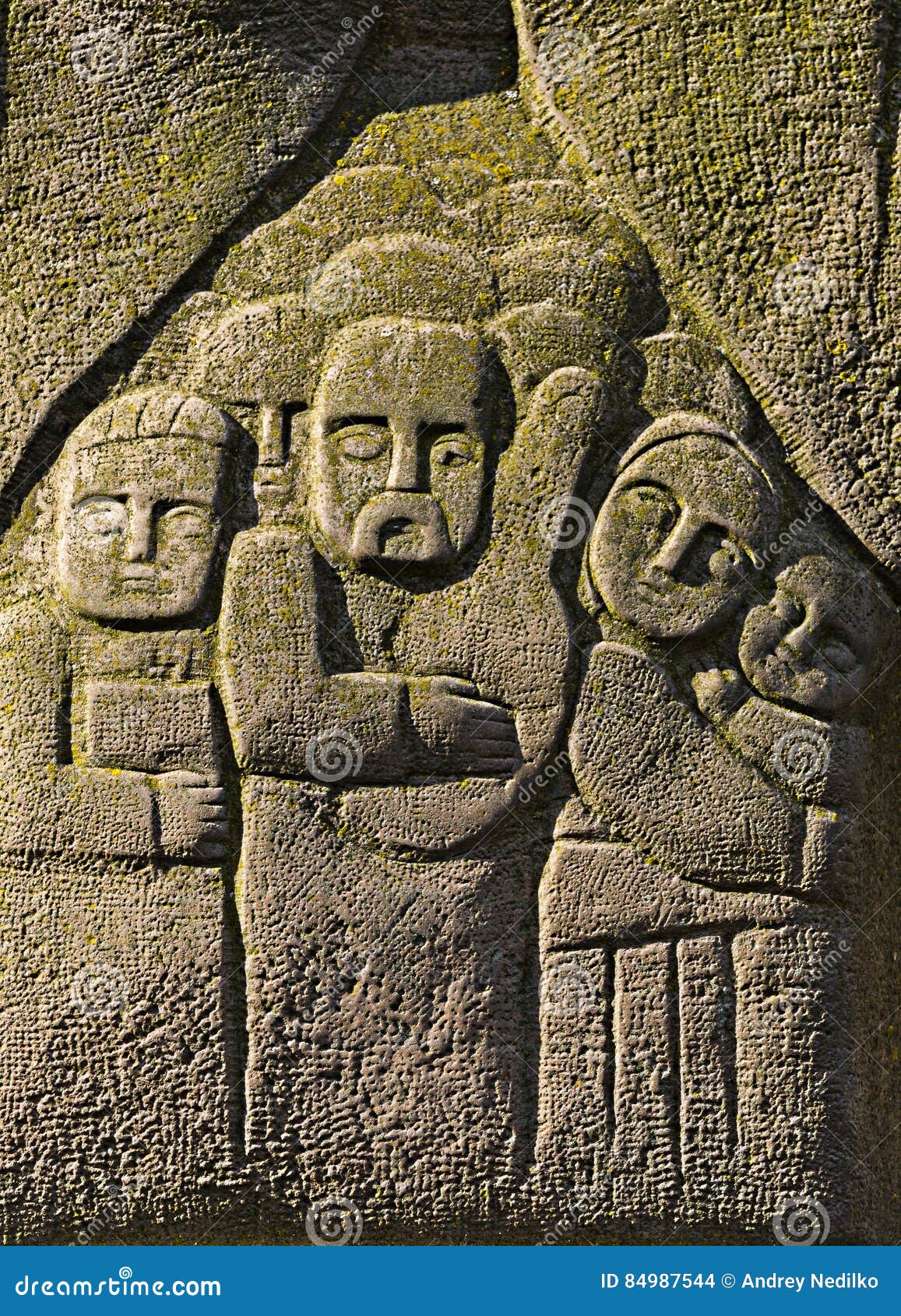 The Bas-relief on the Stone Stock Photo - Image of religion, gray: 84987544