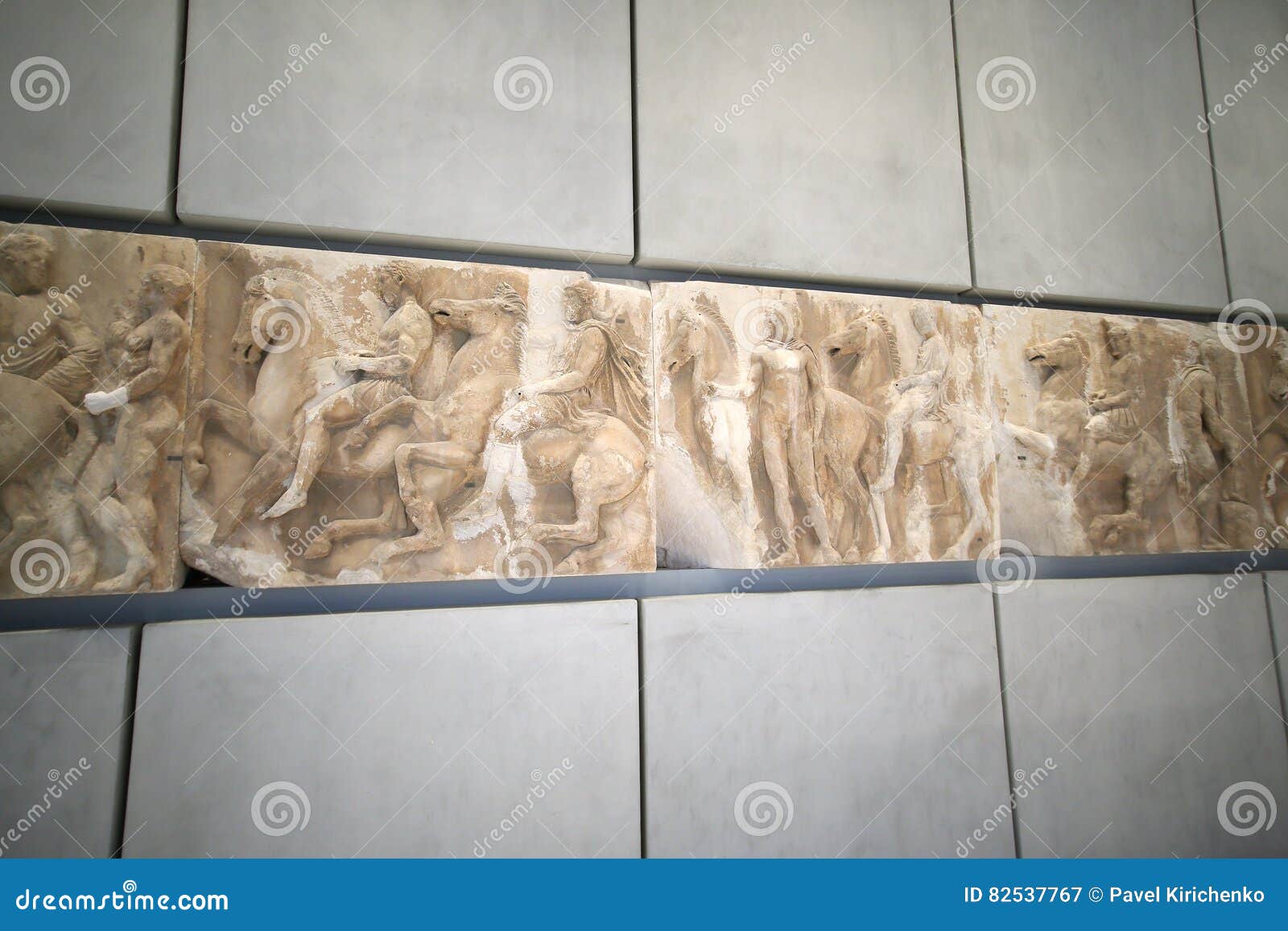 Bas-reliefs in Museum of Acropolis, Athens Editorial Photography ...