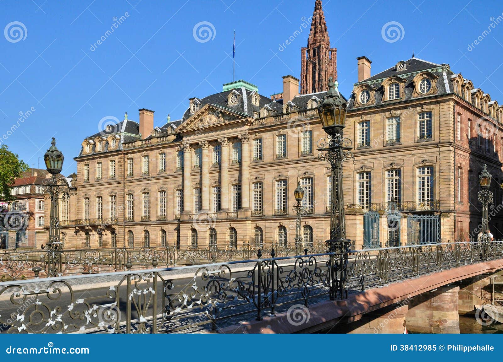 Bas Rhin, Le Palais Rohan in Strasbourg Stock Image - Image of touristy ...