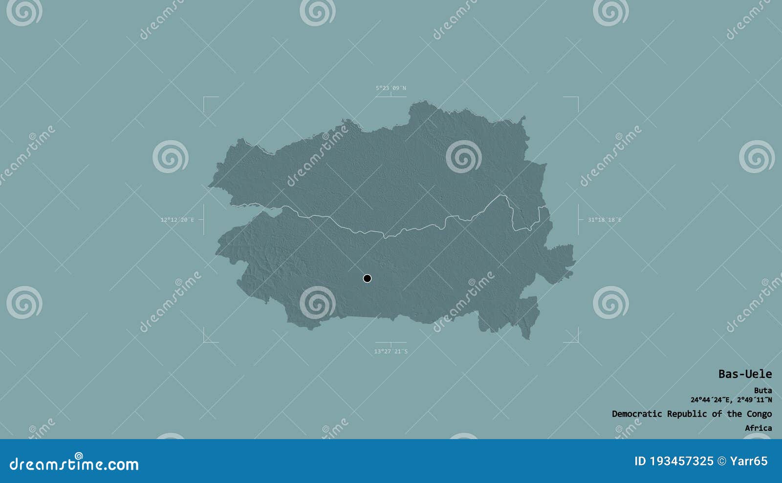 Bas-Uele - Democratic Republic of the Congo. Bounding Box ...