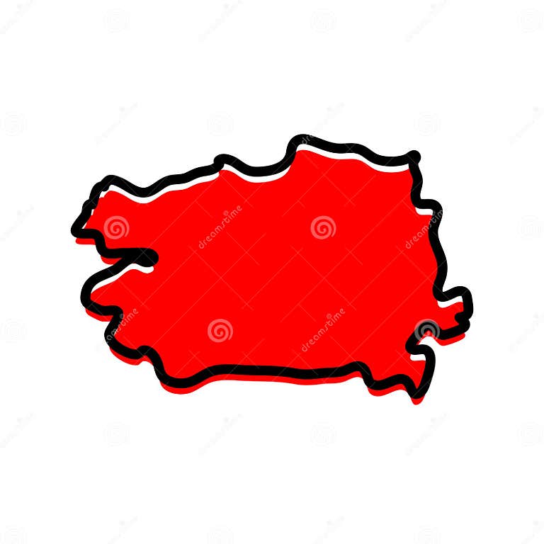 Bas-Uele Province of the Democratic Republic of the Congo Vector Map ...