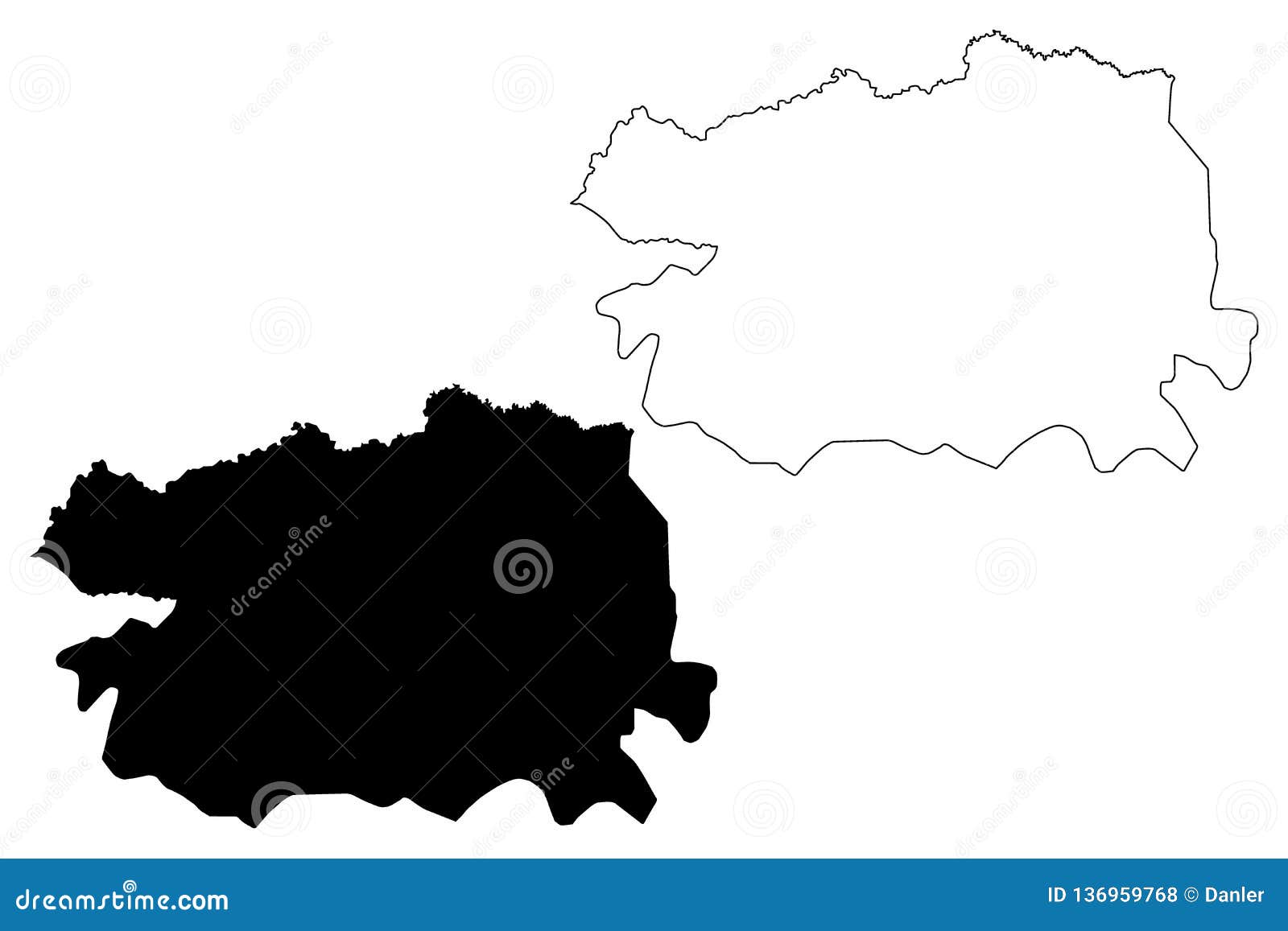 Bas-Uele Province Map Vector Stock Vector - Illustration of ...