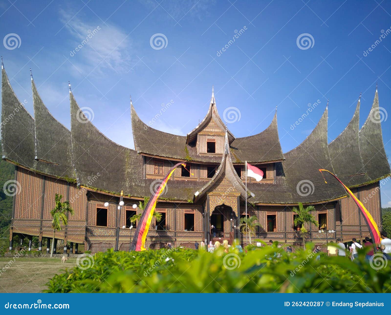 Basa Pagaruyung Palace stock image. Image of basa, pagaruyung - 262420287