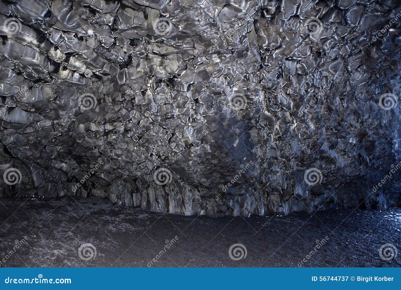 Basalt Cave Near Vik, Iceland Stock Image - Image of stone, south: 56744737