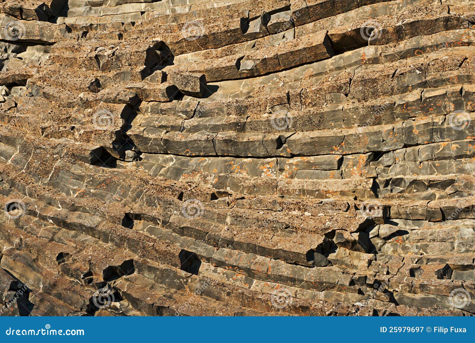 Basalt column stock image. Image of nature, hexagonal - 25979697