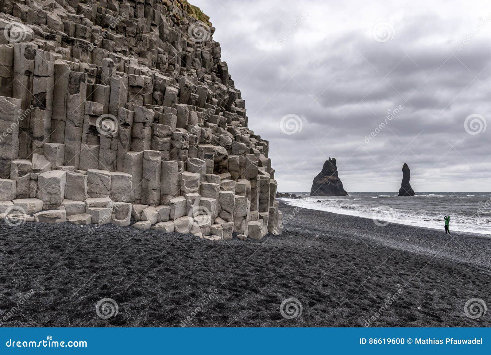 Basalt Column Reynisfjara Beach Iceland Royalty-Free Stock Photo ...