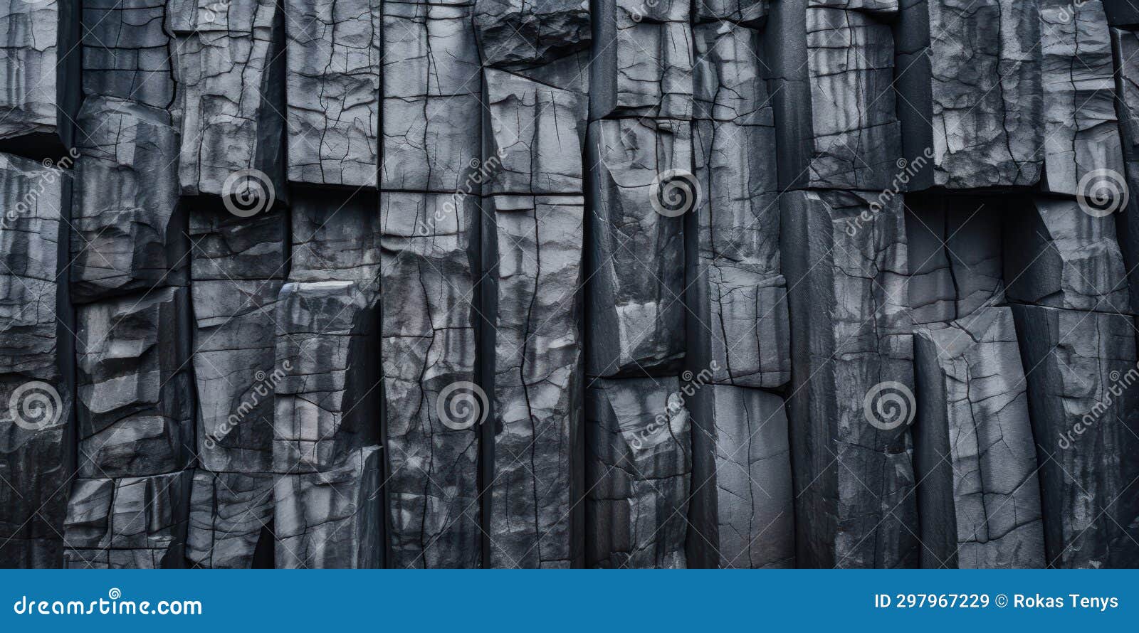 Basalt Columnar Joints Texture Background Royalty-Free Stock ...