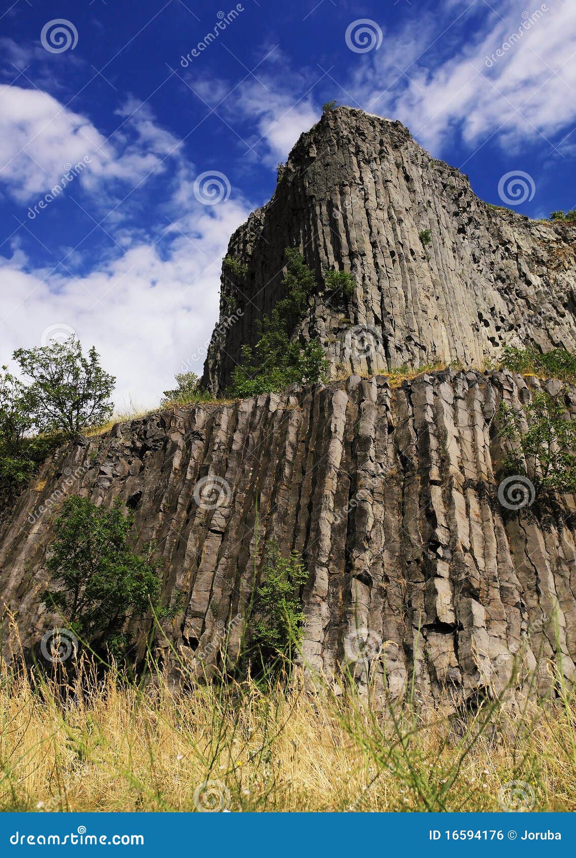 Basalt columns stock photo. Image of hill, phenomenon - 16594176