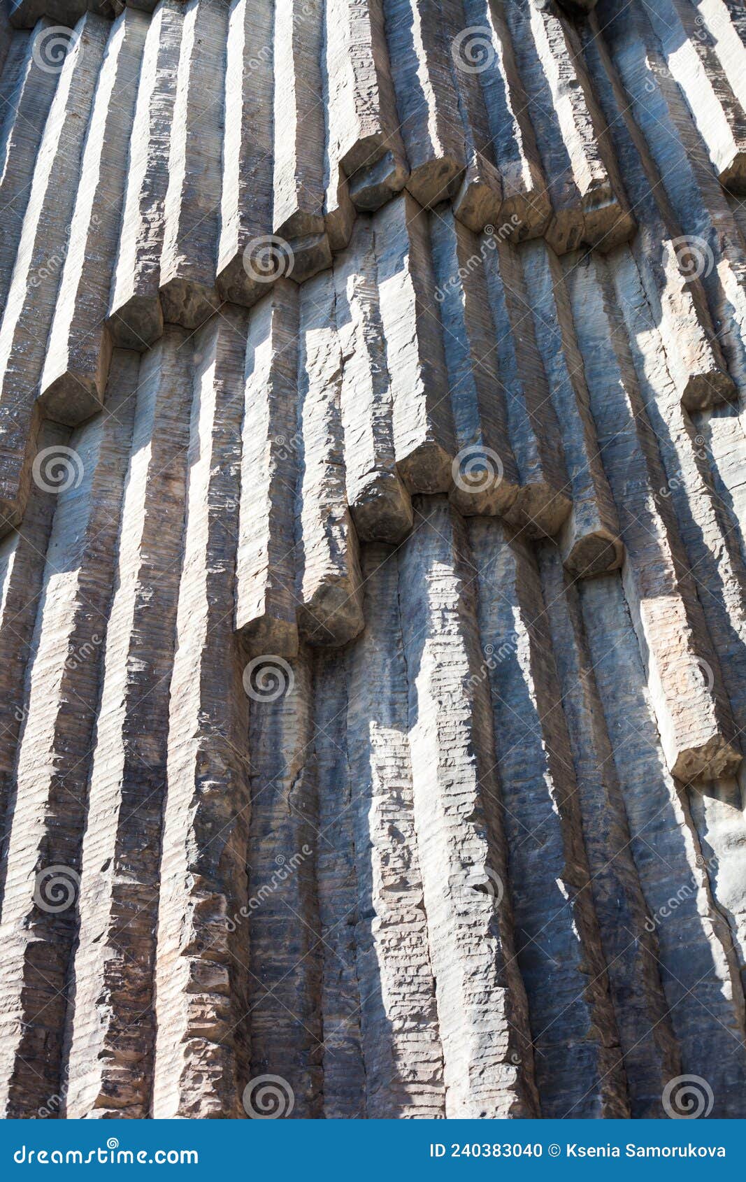 Basalt Columns in Garni Gorge, Armenia Stock Photo - Image of abstract ...