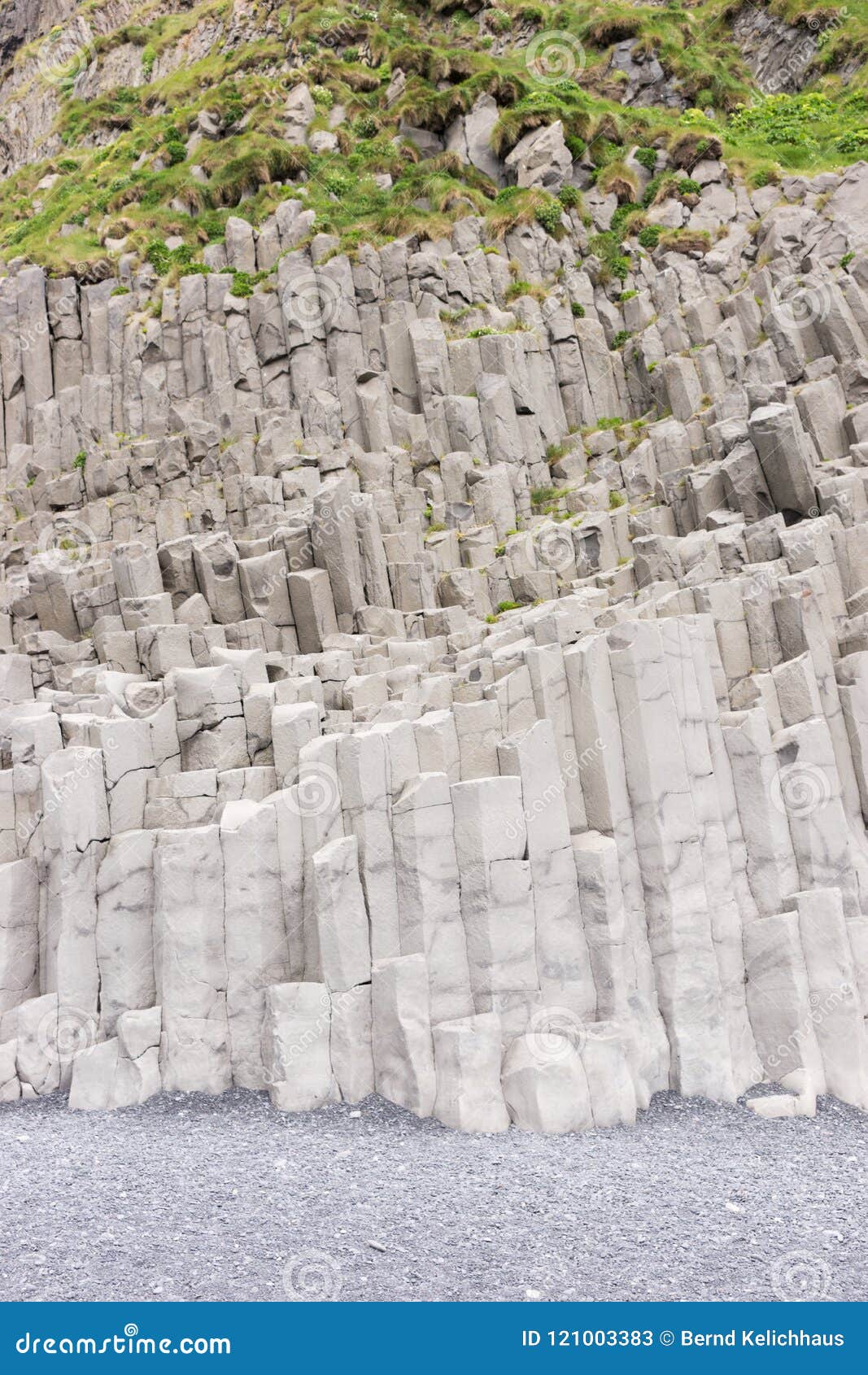 Basalt columns in Iceland stock image. Image of hexagonal - 121003383