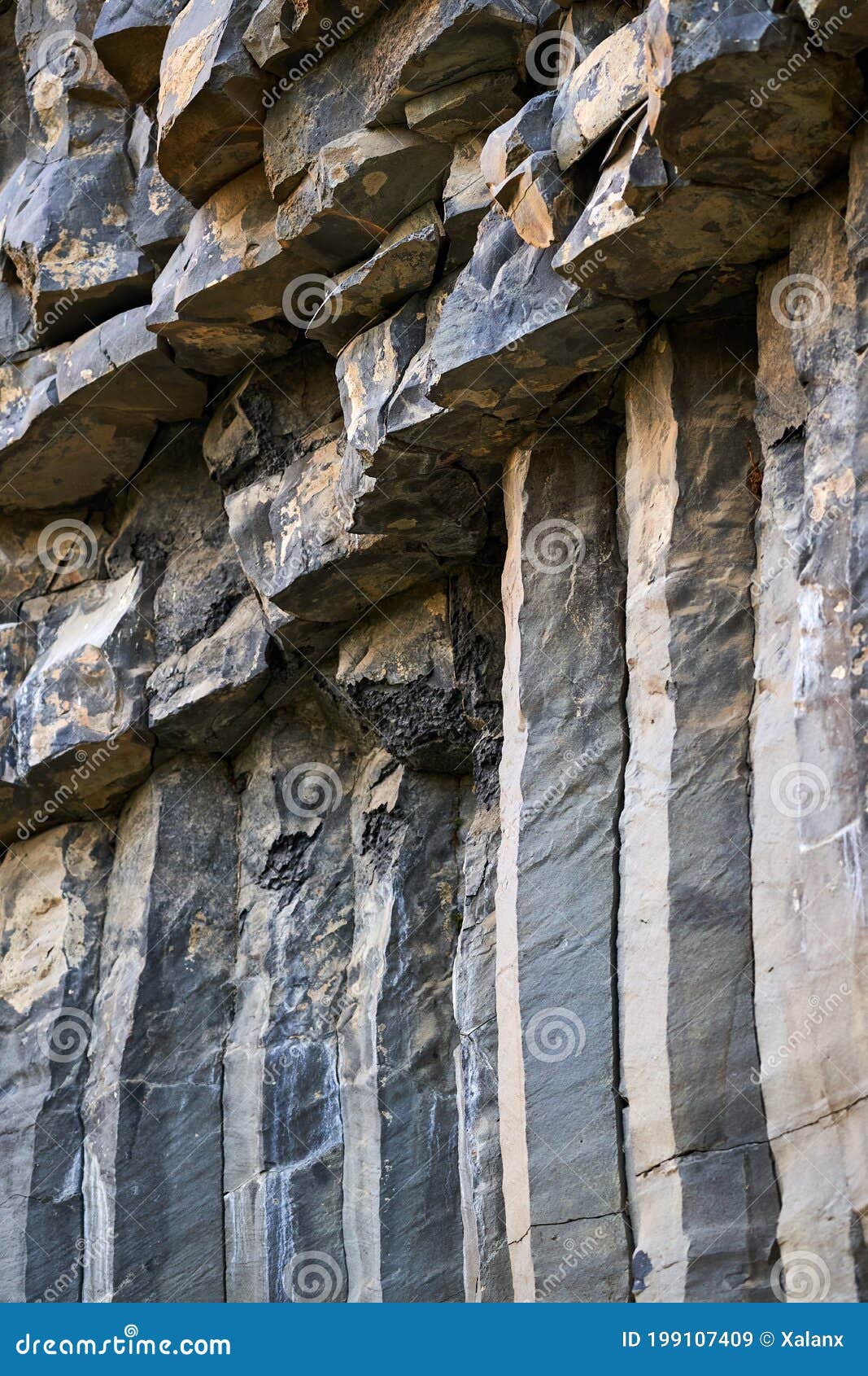 Basalt Columns, Natural Formations Stock Image - Image of geological ...