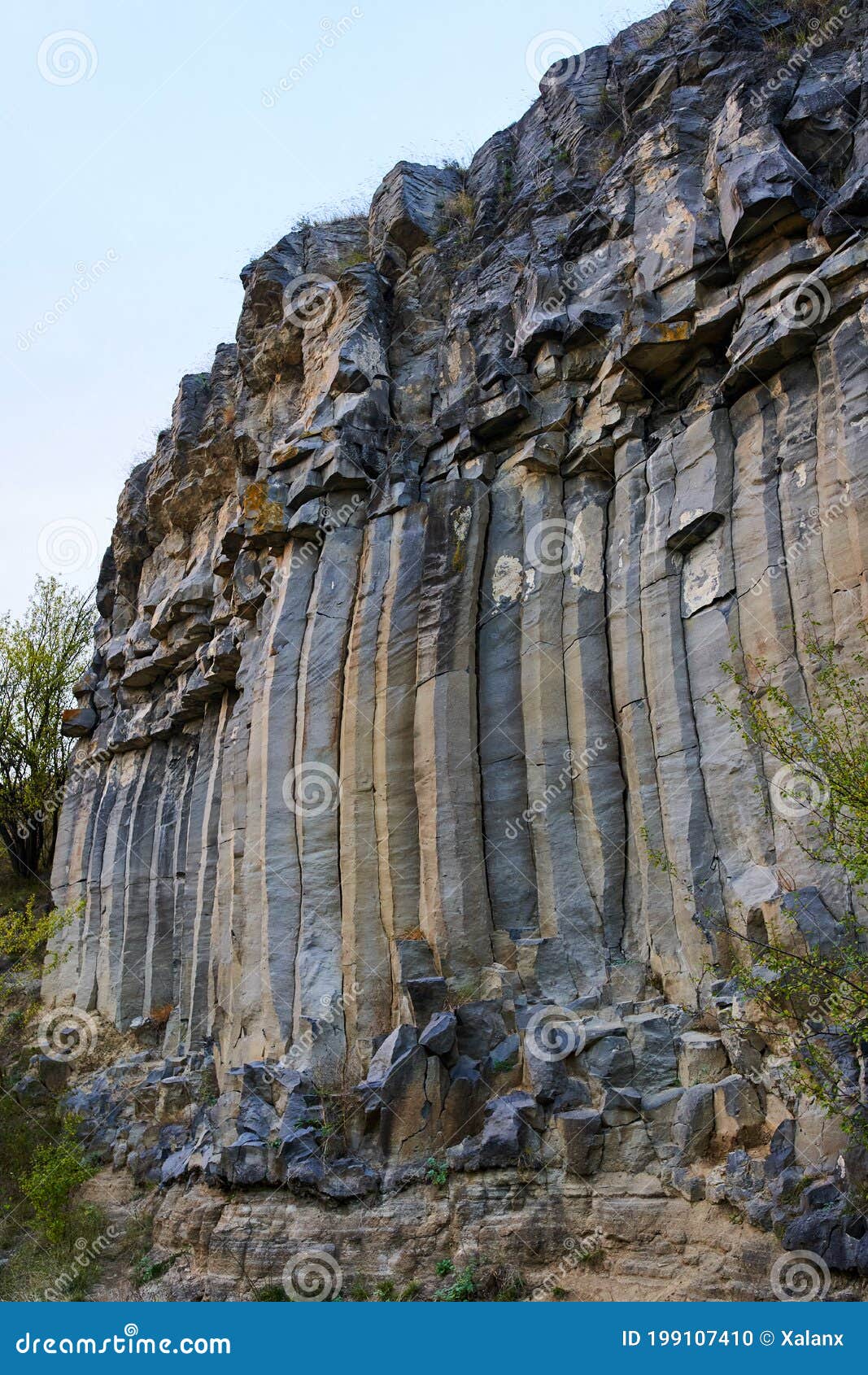 Basalt Columns, Natural Formations Stock Photo - Image of cliff ...