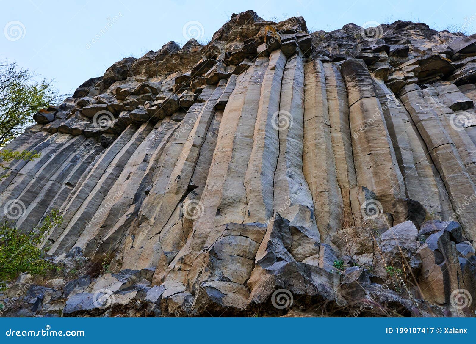 Basalt Columns, Natural Formations Stock Image - Image of landscape ...