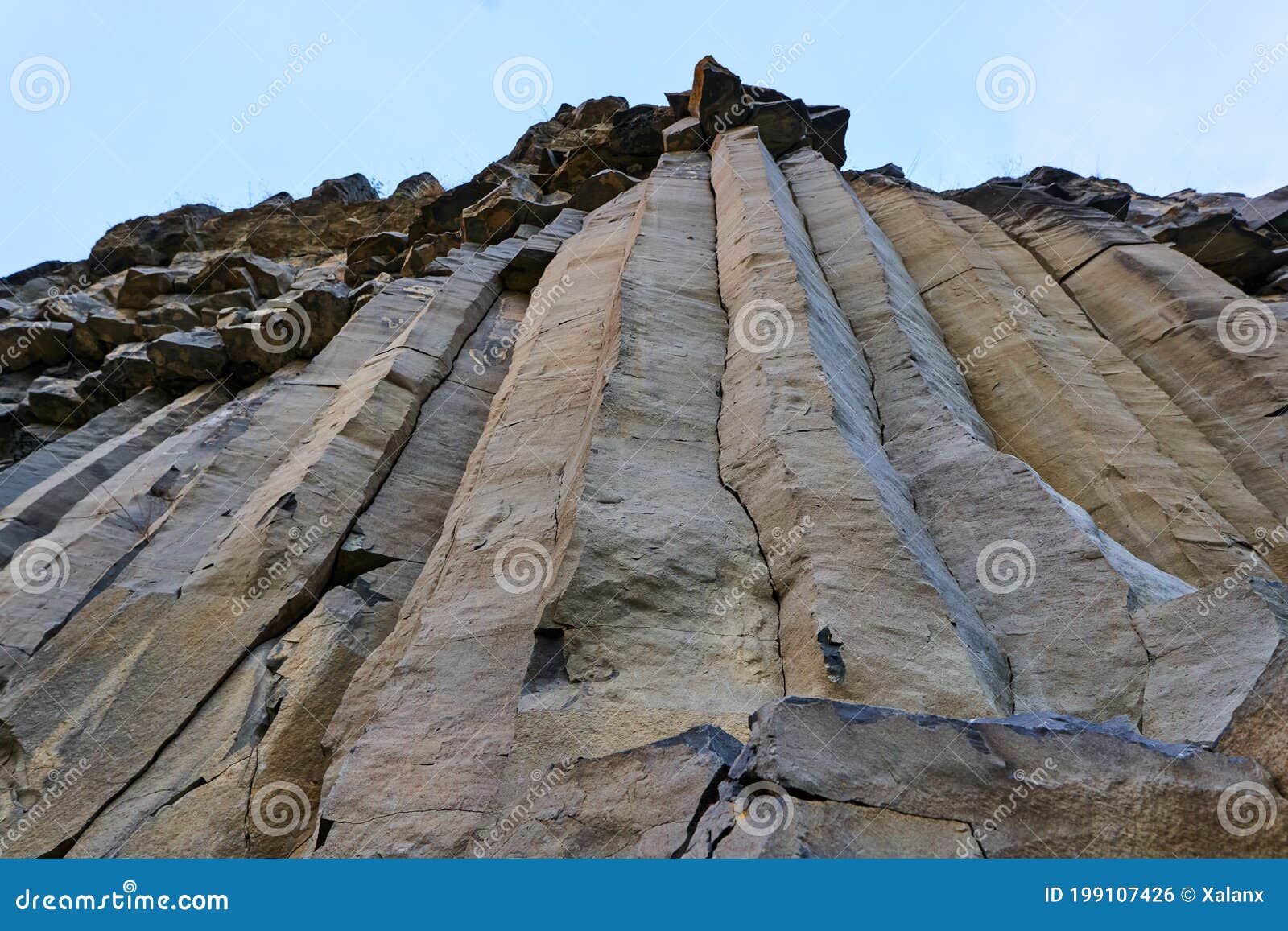 Basalt Columns, Natural Formations Stock Photo - Image of volcano ...