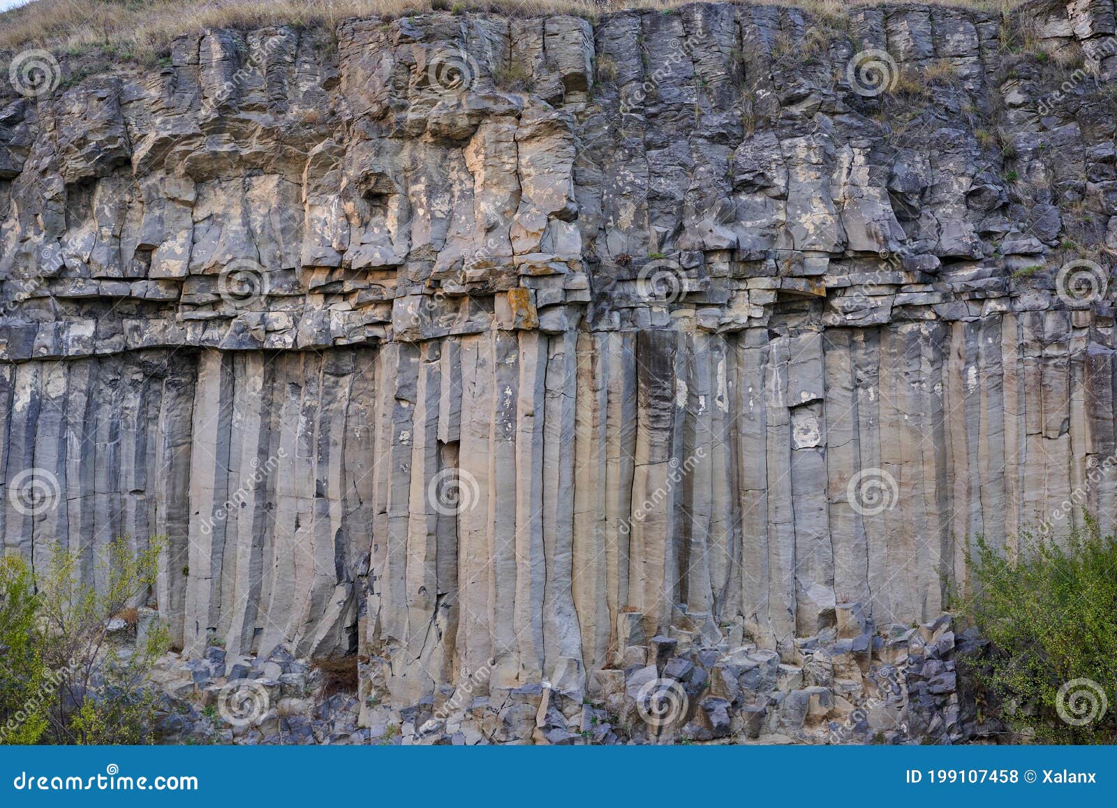 Basalt Columns, Natural Formations Stock Photo - Image of peak ...