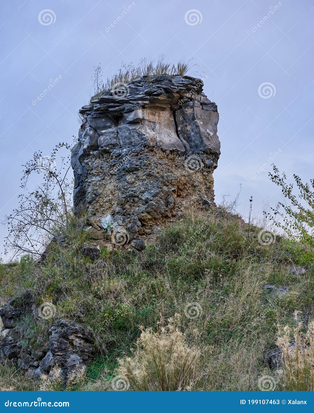 Basalt Columns, Natural Formations Stock Image - Image of touristic ...
