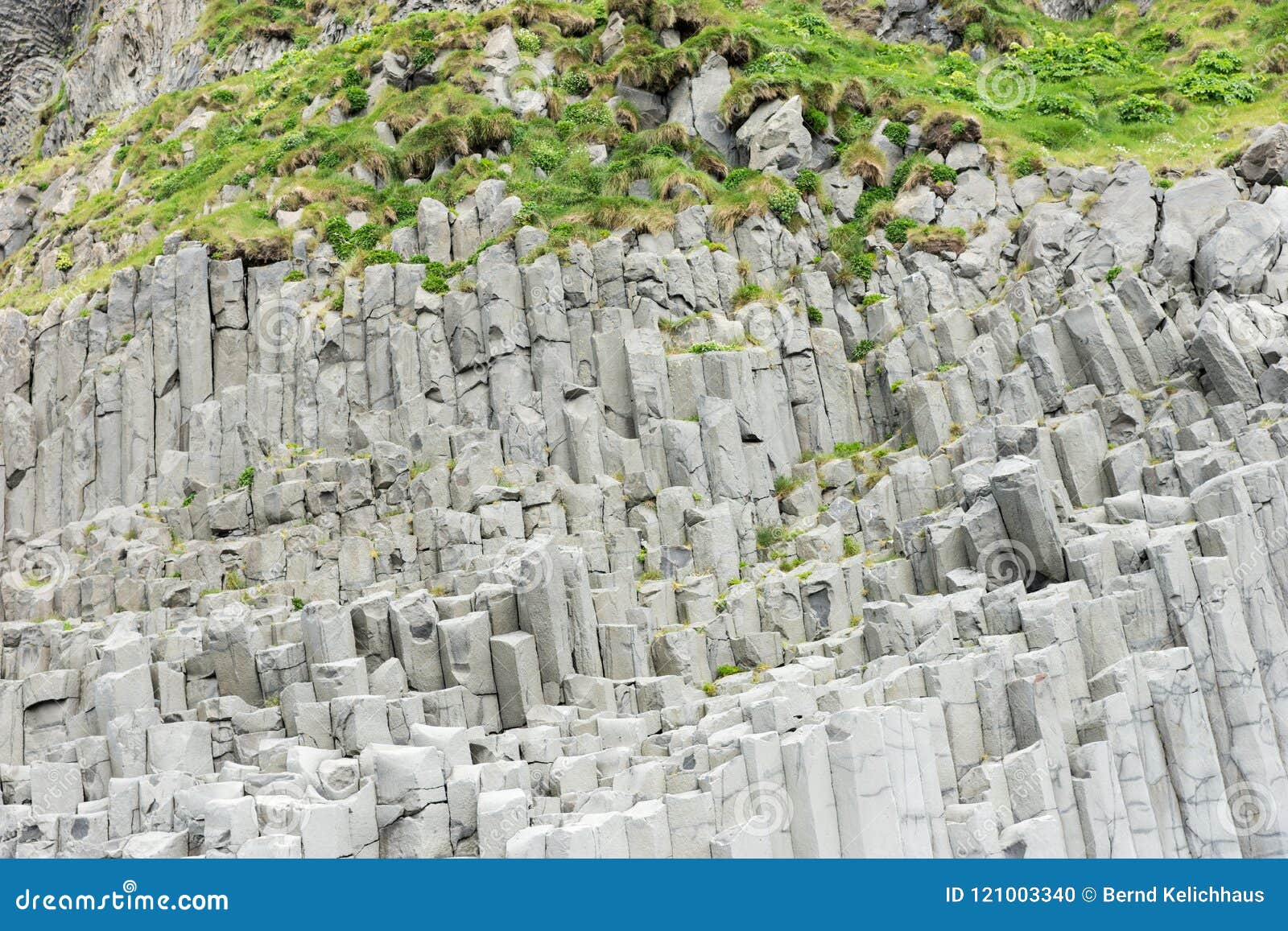 Basalt columns in Iceland stock photo. Image of nature - 121003340