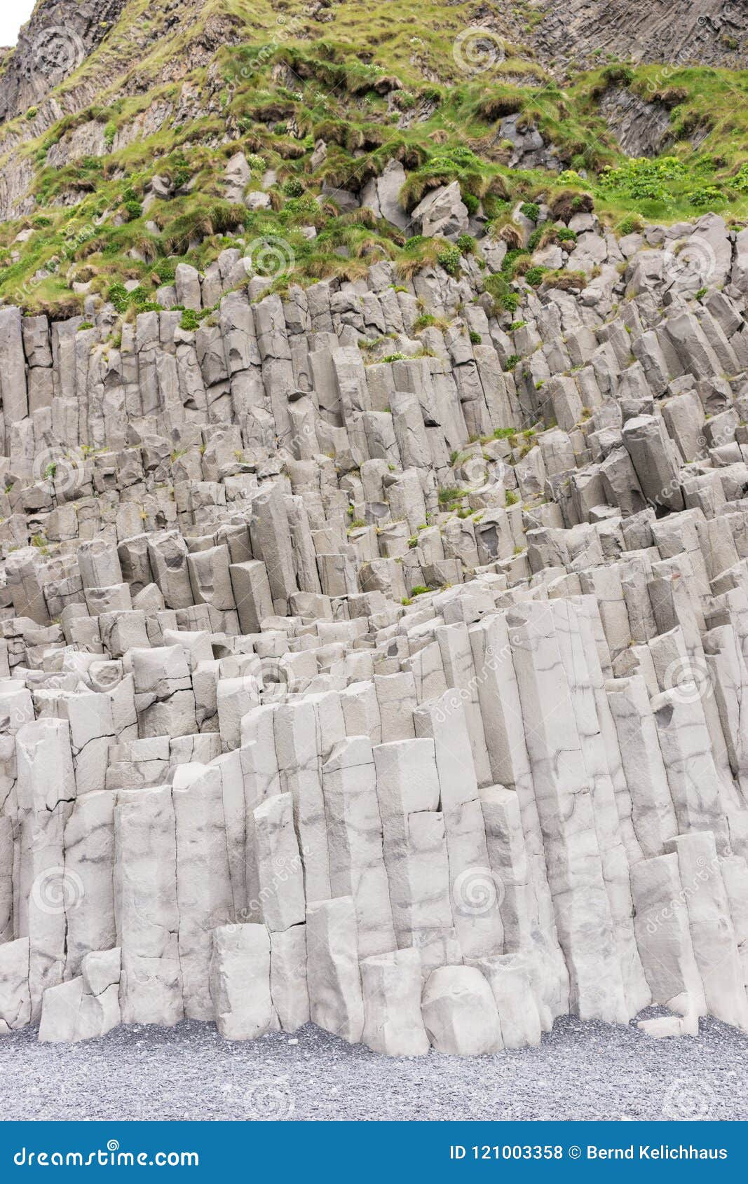 Basalt columns in Iceland stock photo. Image of rough - 121003358