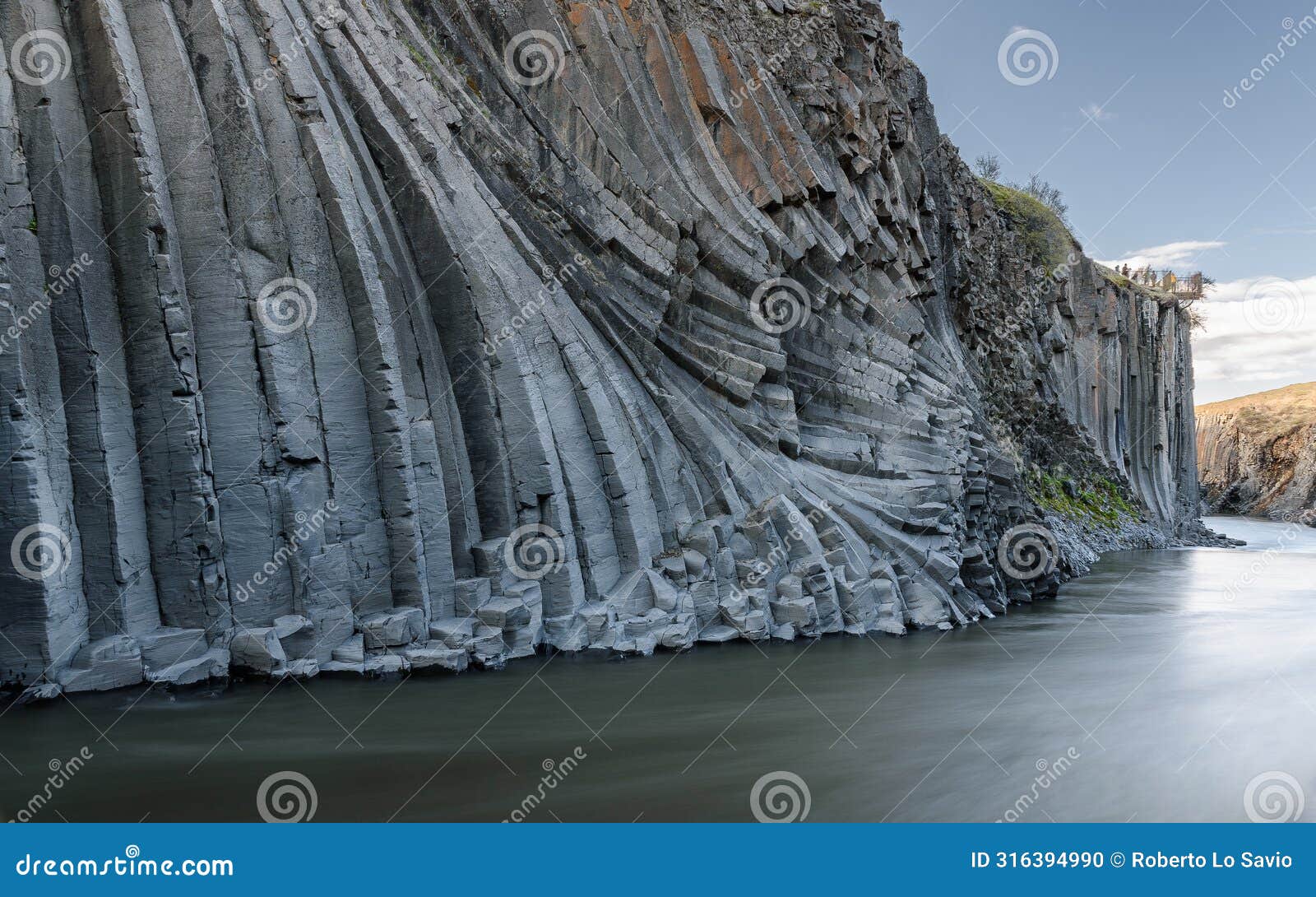 Basalt Columns in the Studlagil Canyon, Famous Landmark in East Iceland ... Basalt Columns in the Studlagil Canyon, Famous Landmark in East Iceland ...