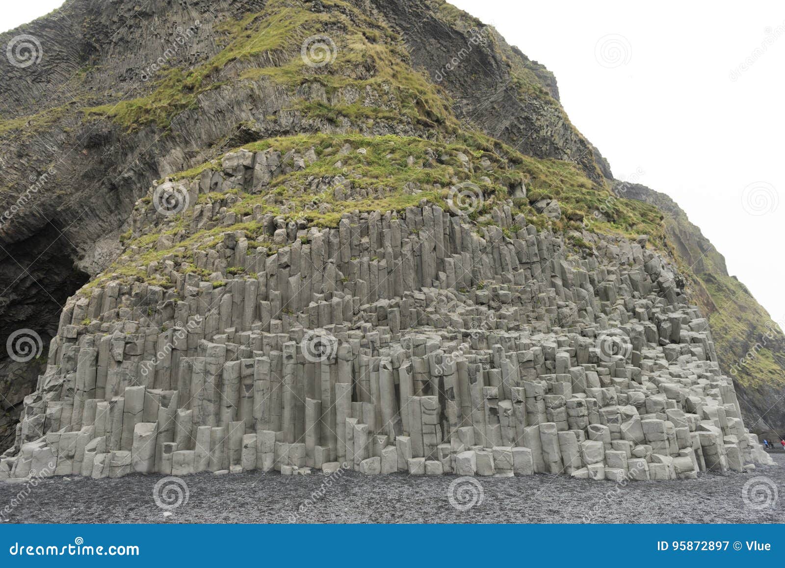 Basalt columns texture stock image. Image of icelandic - 95872897
