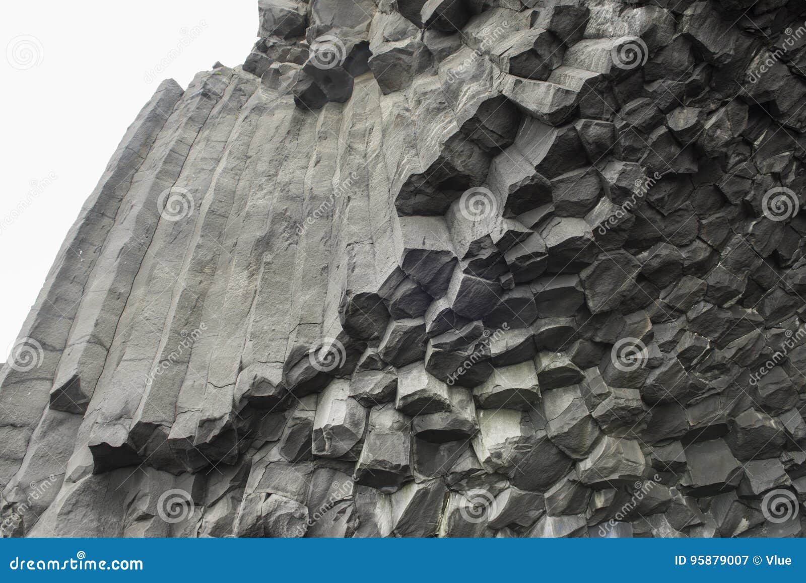 Basalt columns texture stock image. Image of natural - 95879007