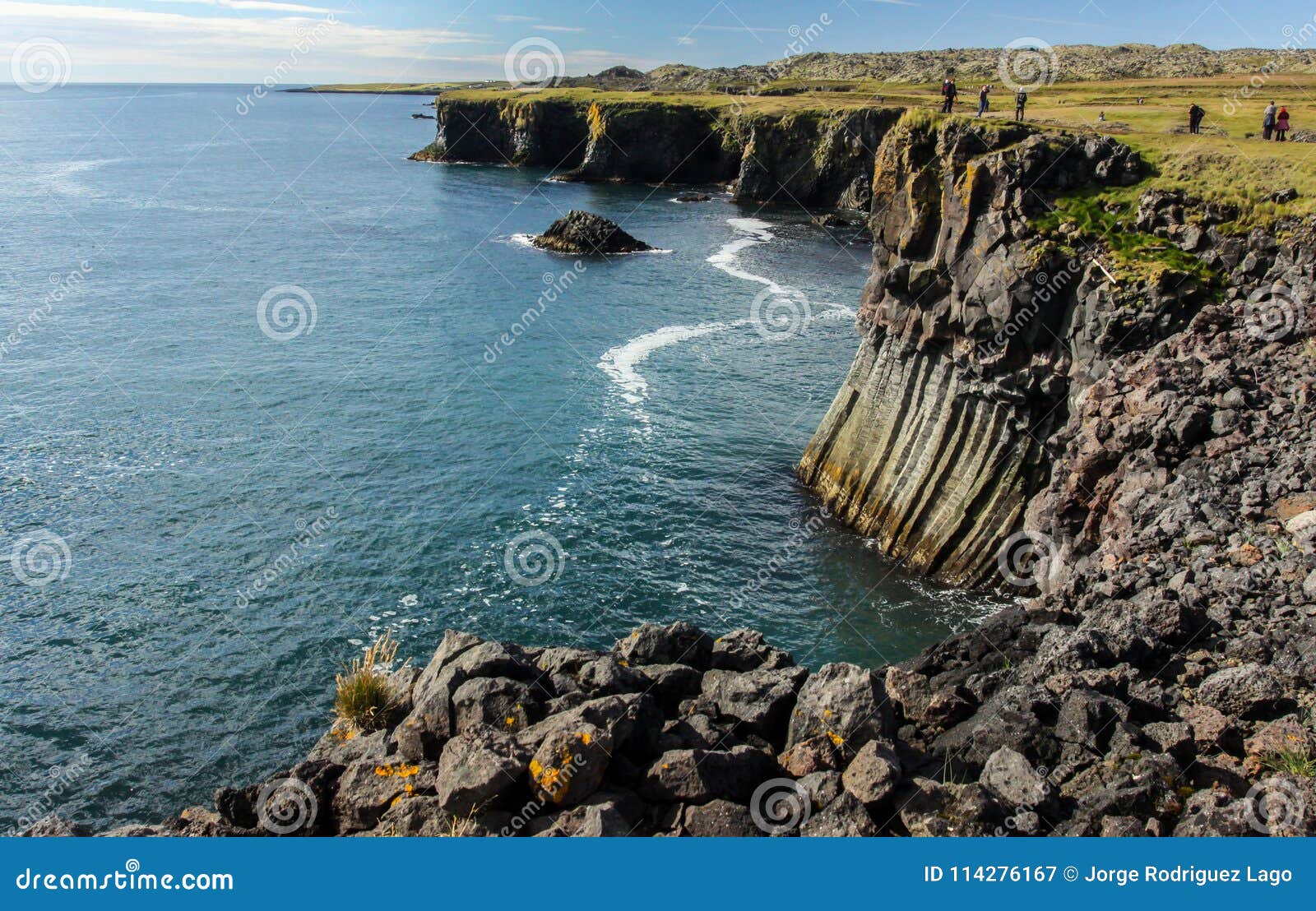 Basalt Formations on the Coast of Iceland Stock Image - Image of europe ...
