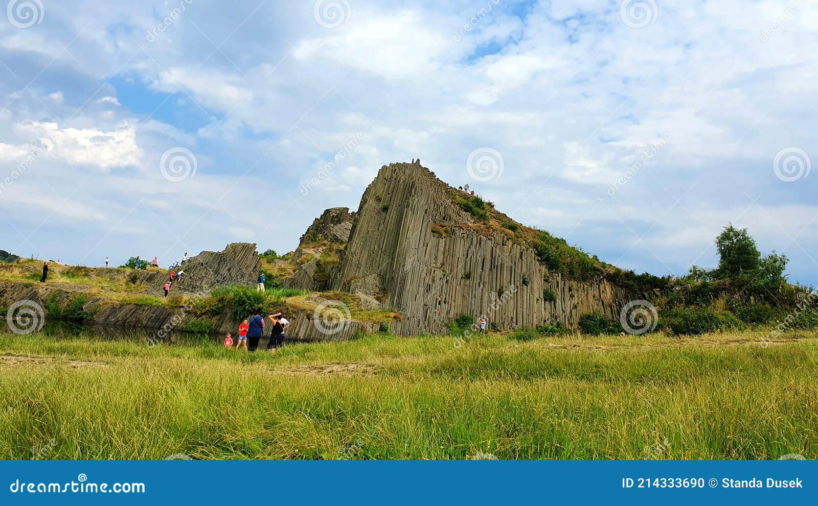 Basalt Hill in the Czech Republic Stock Photo - Image of grass ...