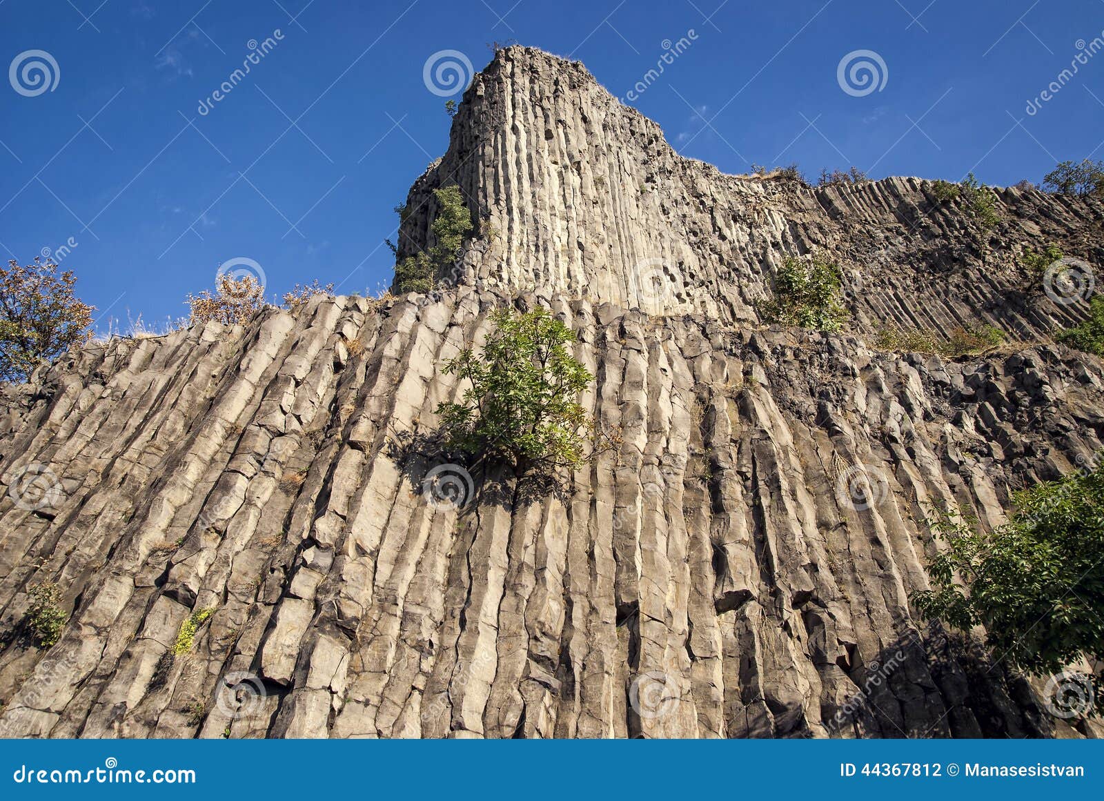 Basalt hill stock photo. Image of hill, brown, light - 44367812