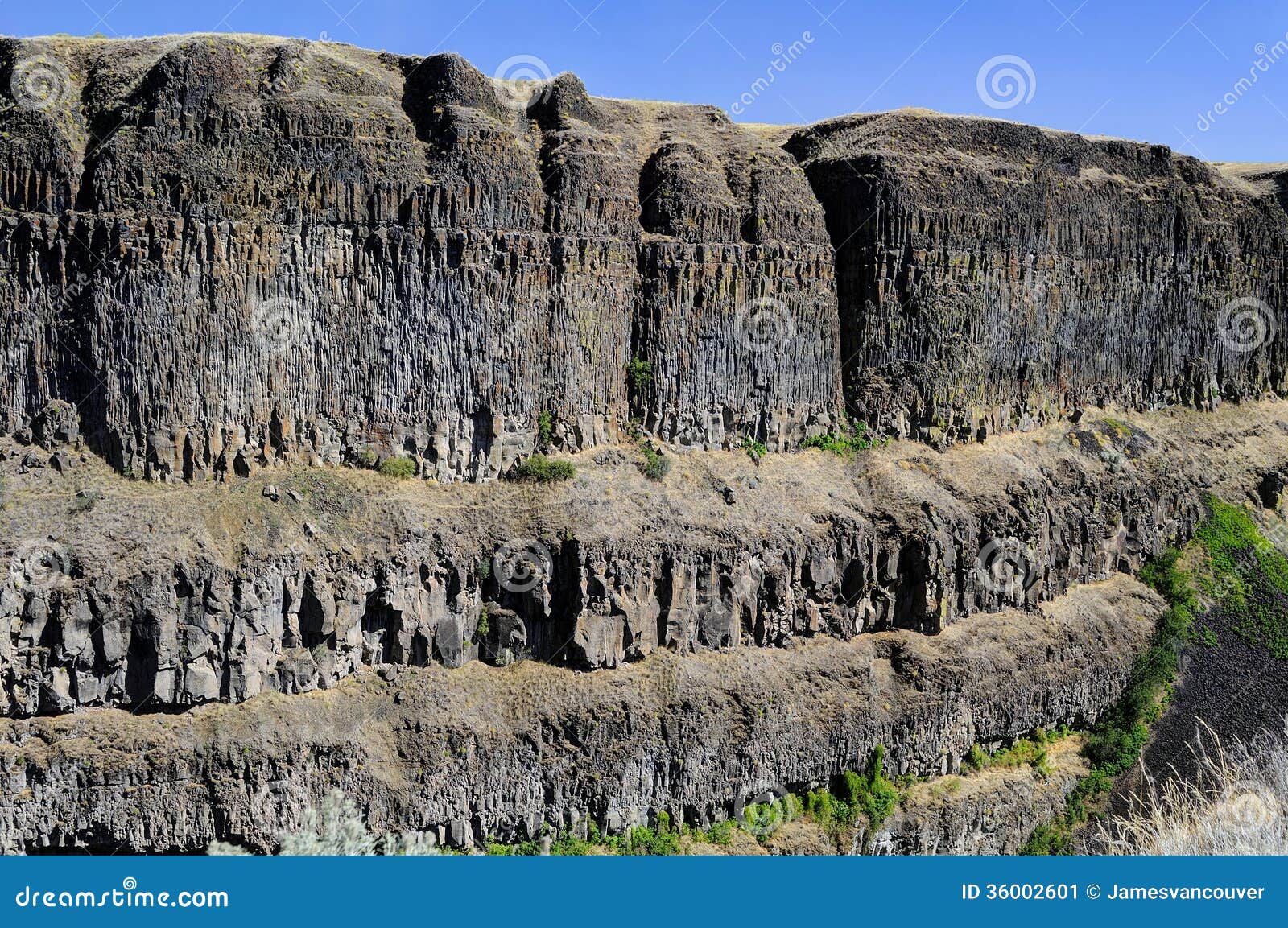 Basalt landform stock image. Image of view, landforms - 36002601