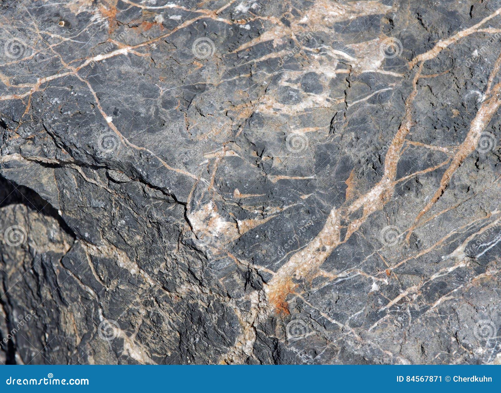 Basalt stock image. Image of running, veins, rock, quartz - 84567871