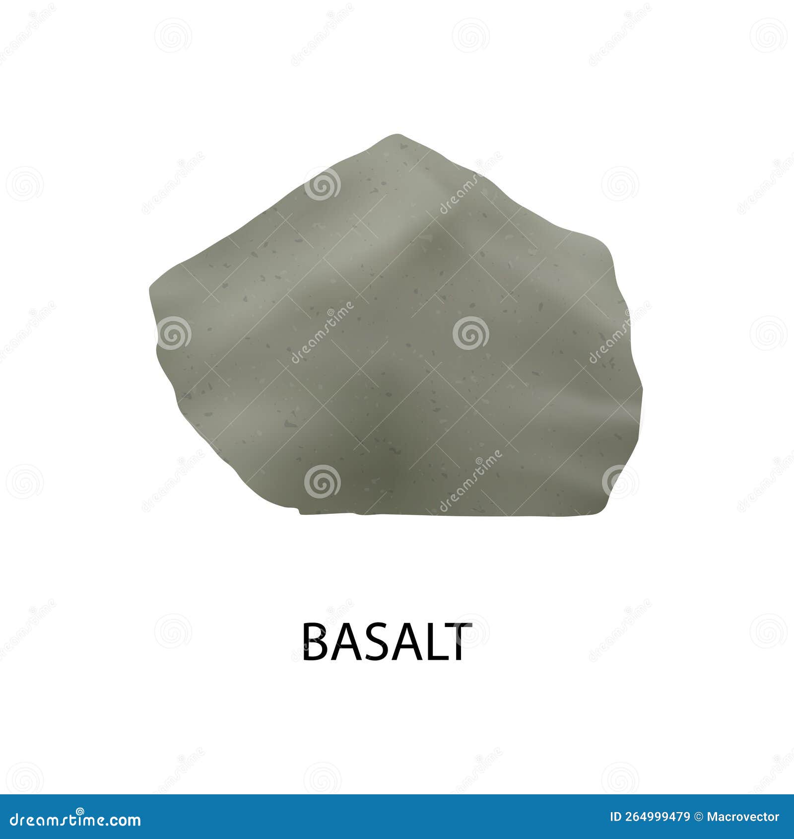 Basalt Realistic Mineral Composition Stock Vector - Illustration of glass, precious: 264999479