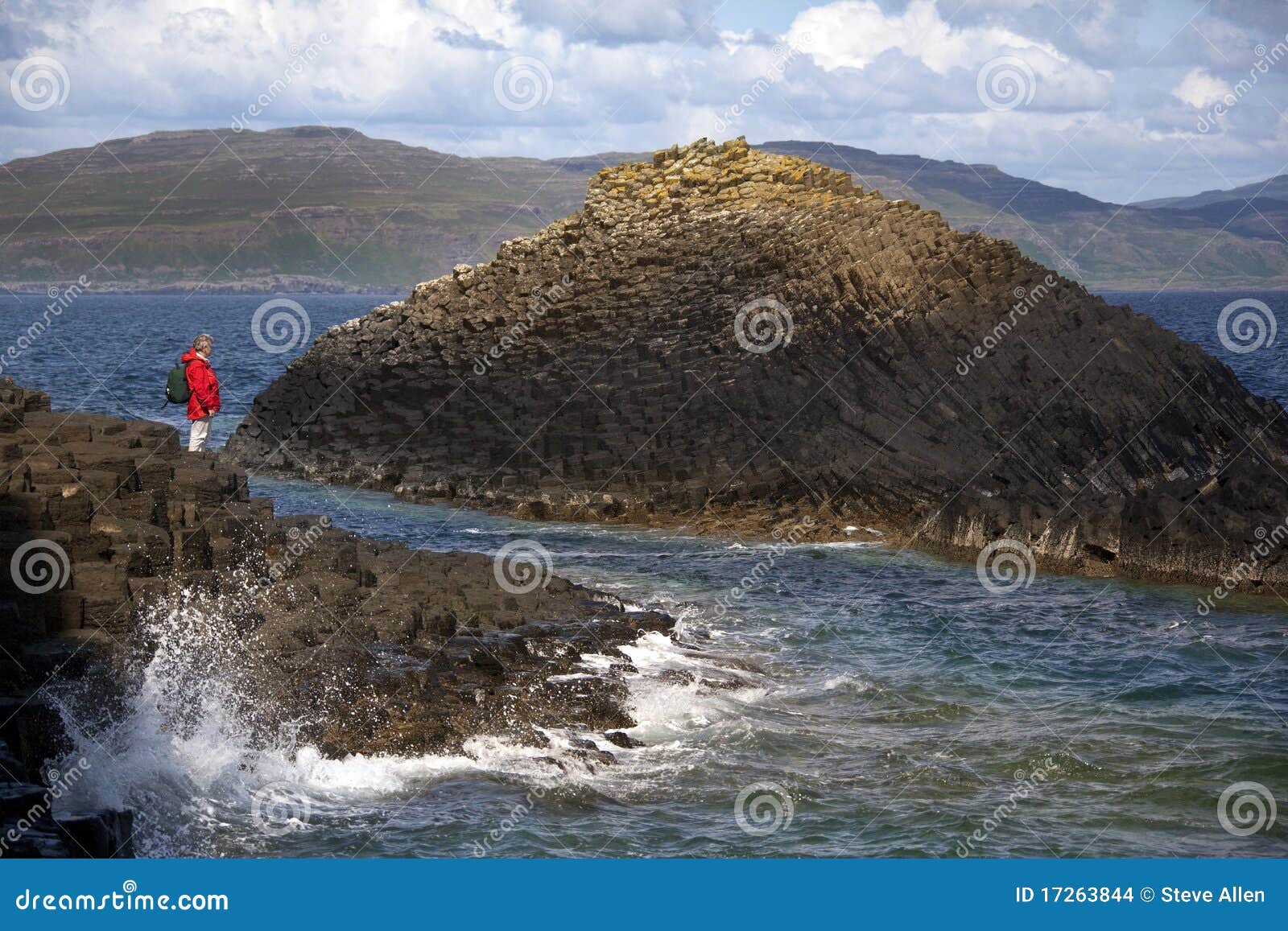 Basalt Rock Column Cave Iceland Royalty-Free Stock Photography ...