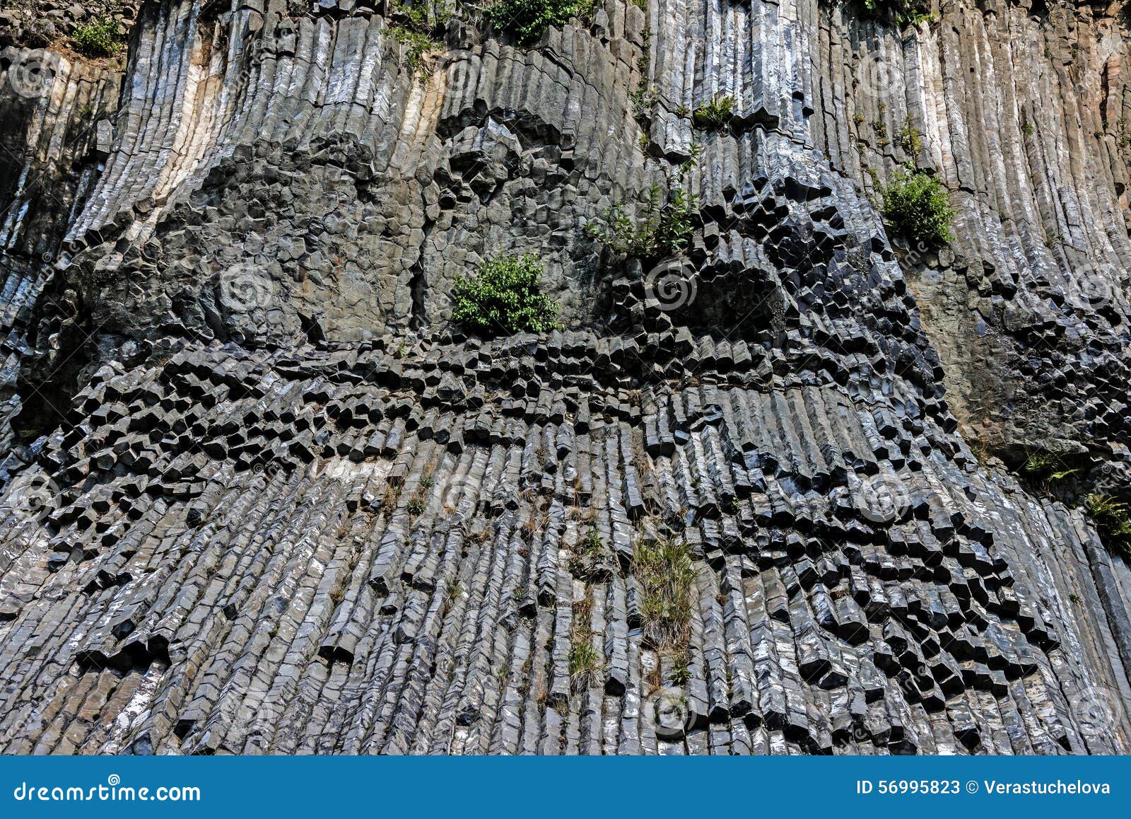 Basalt rock stock image. Image of outdoor, black, scenery - 56995823