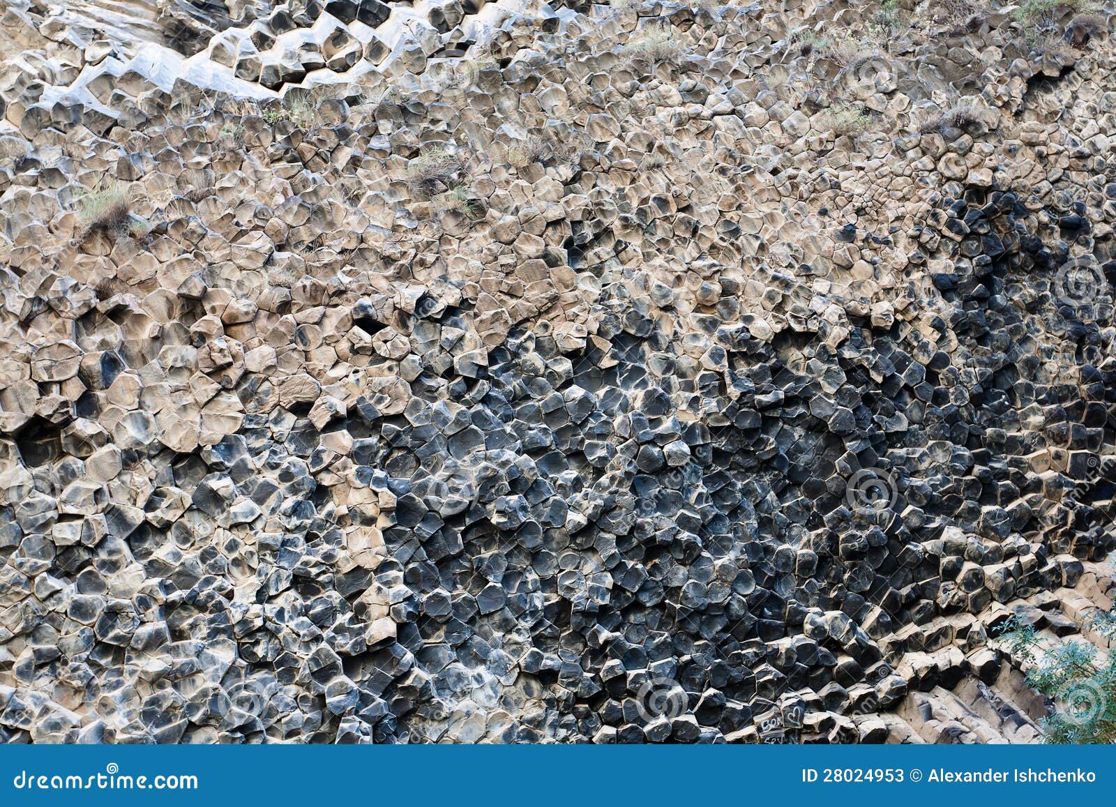 Basalt rocks in Armenia. stock image. Image of beautiful - 28024953