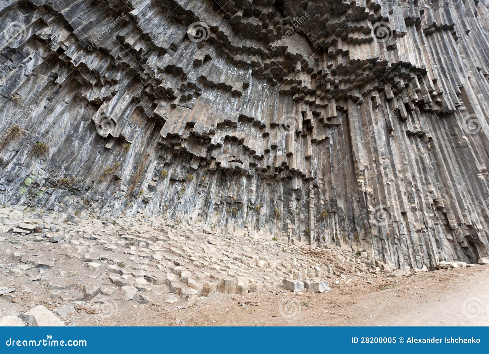 Basalt rocks in Armenia. stock image. Image of color - 28200005