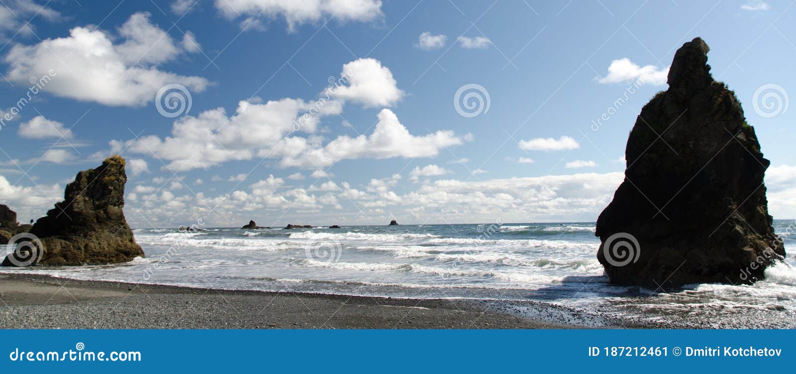 Basalt rocks at Ruby beach stock image. Image of rock - 187212461