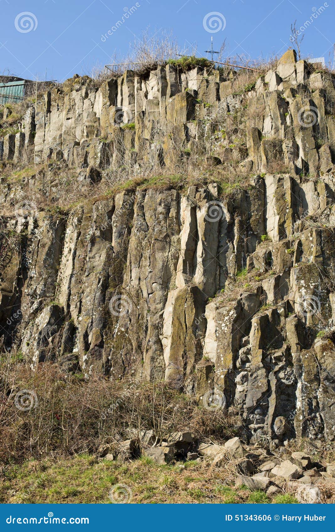 The Basalt Rocks At The Famous Dinosaur Bay At Staffin On The Isle Of ...